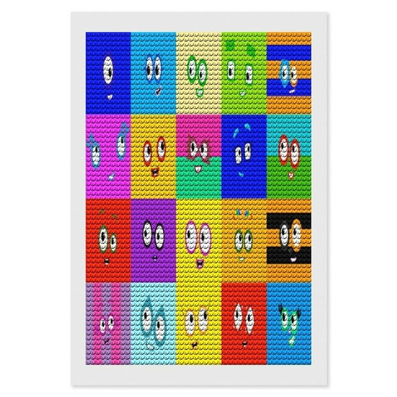 Numberblocks Diamond Art Kits, 5D Diamond Art for Home Wall Art Decor ...