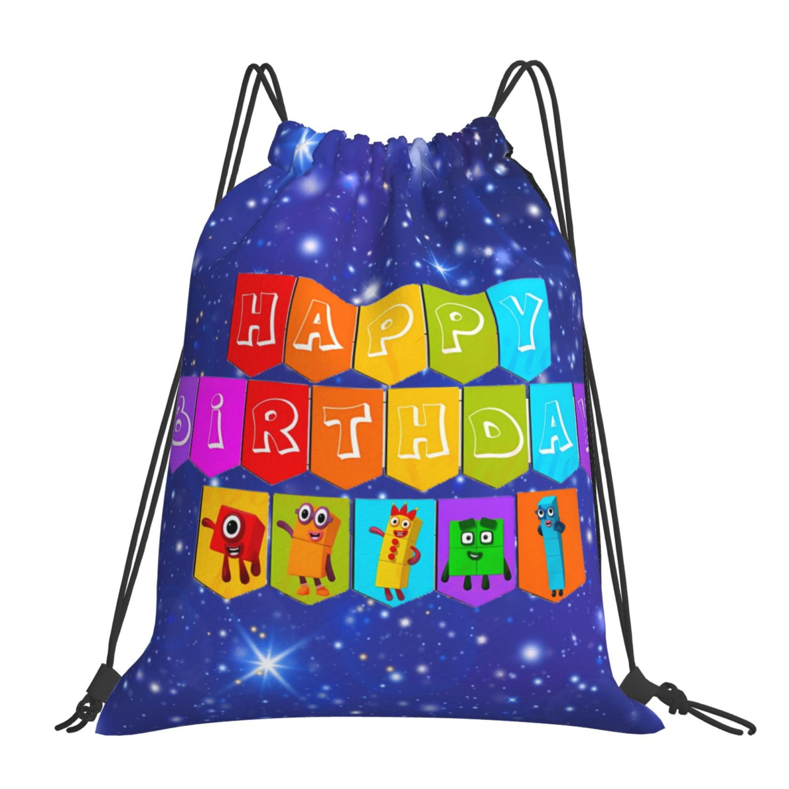 Numberblocks Drawstring Backpack Sport Gym Bag For Yoga Swimming Gymsack Sport Strap Pack Bag ...