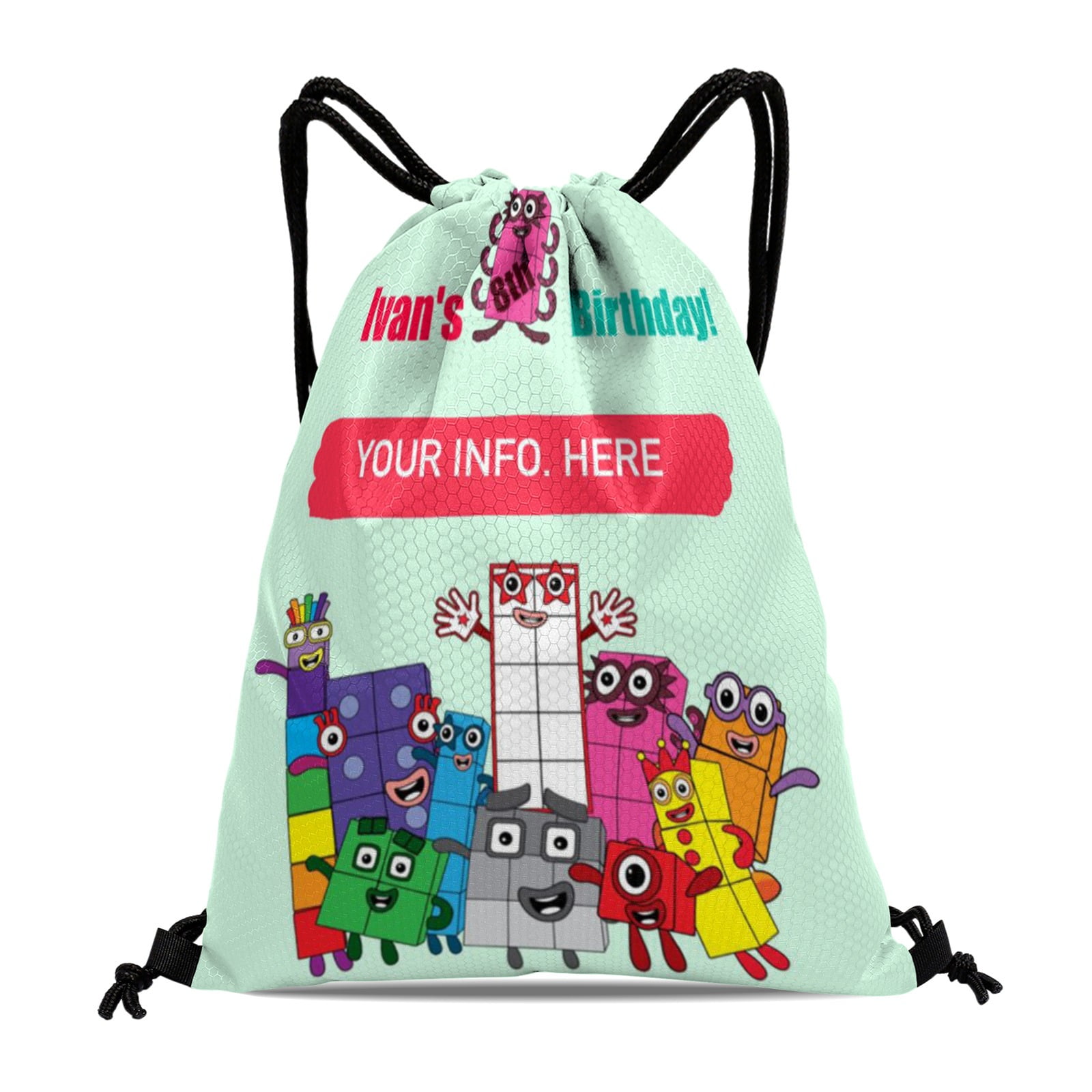 Numberblocks Fitness Pack:Waterproof, suitable for hiking, yoga ...