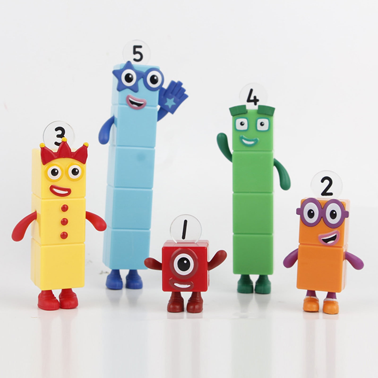 Numberblocks Friends One to Five, Action Figure Set, Toy Figures, Small ...