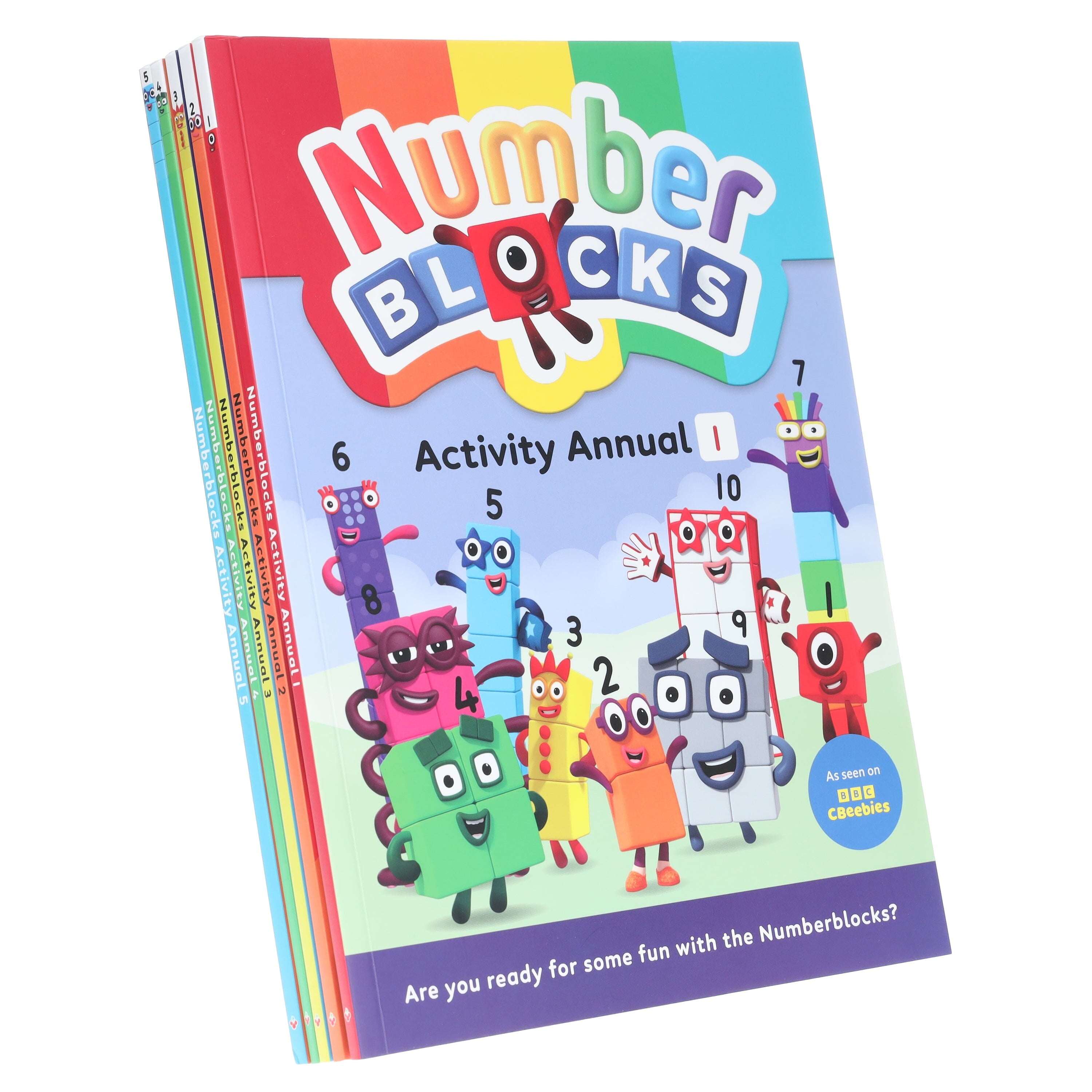 Numberblocks Fun Activity Annuals 1-5: 5 Books - Ages 4+ - Paperback ...
