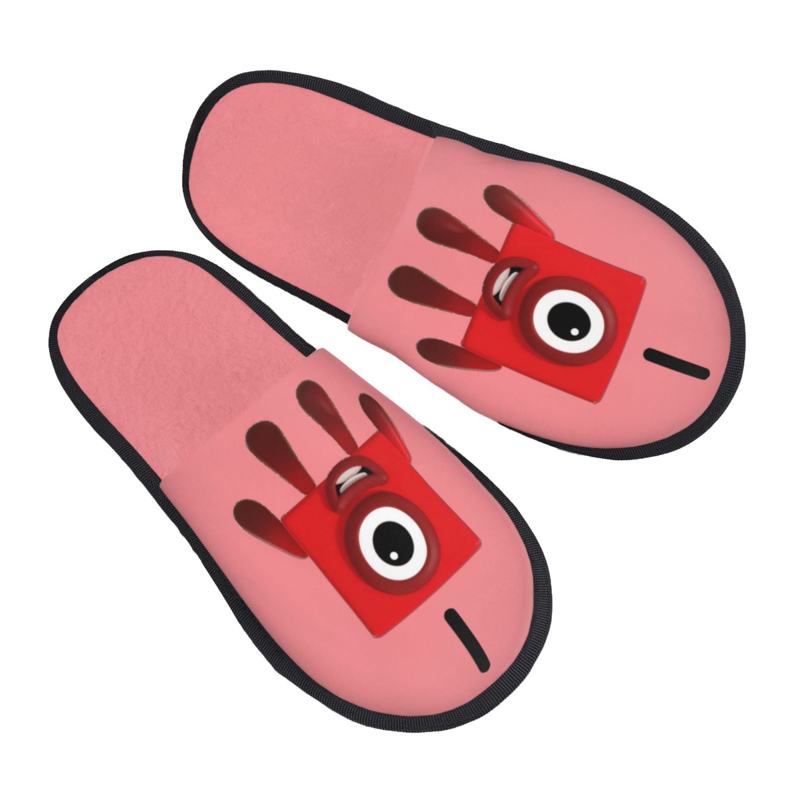 Numberblocks Furry Slippers For Men Women Fuzzy House Slippers Winter ...