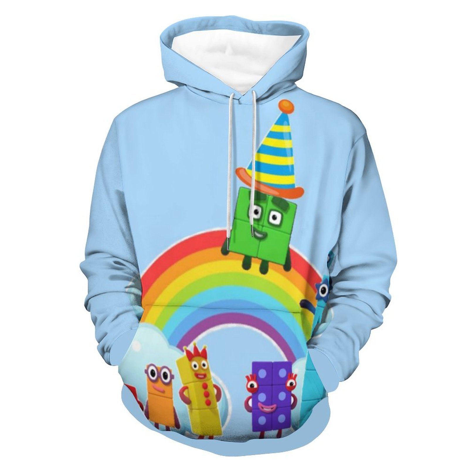 Numberblocks Hoodie Casual Coat for Men Women Hooded Sweatshirt Soft ...