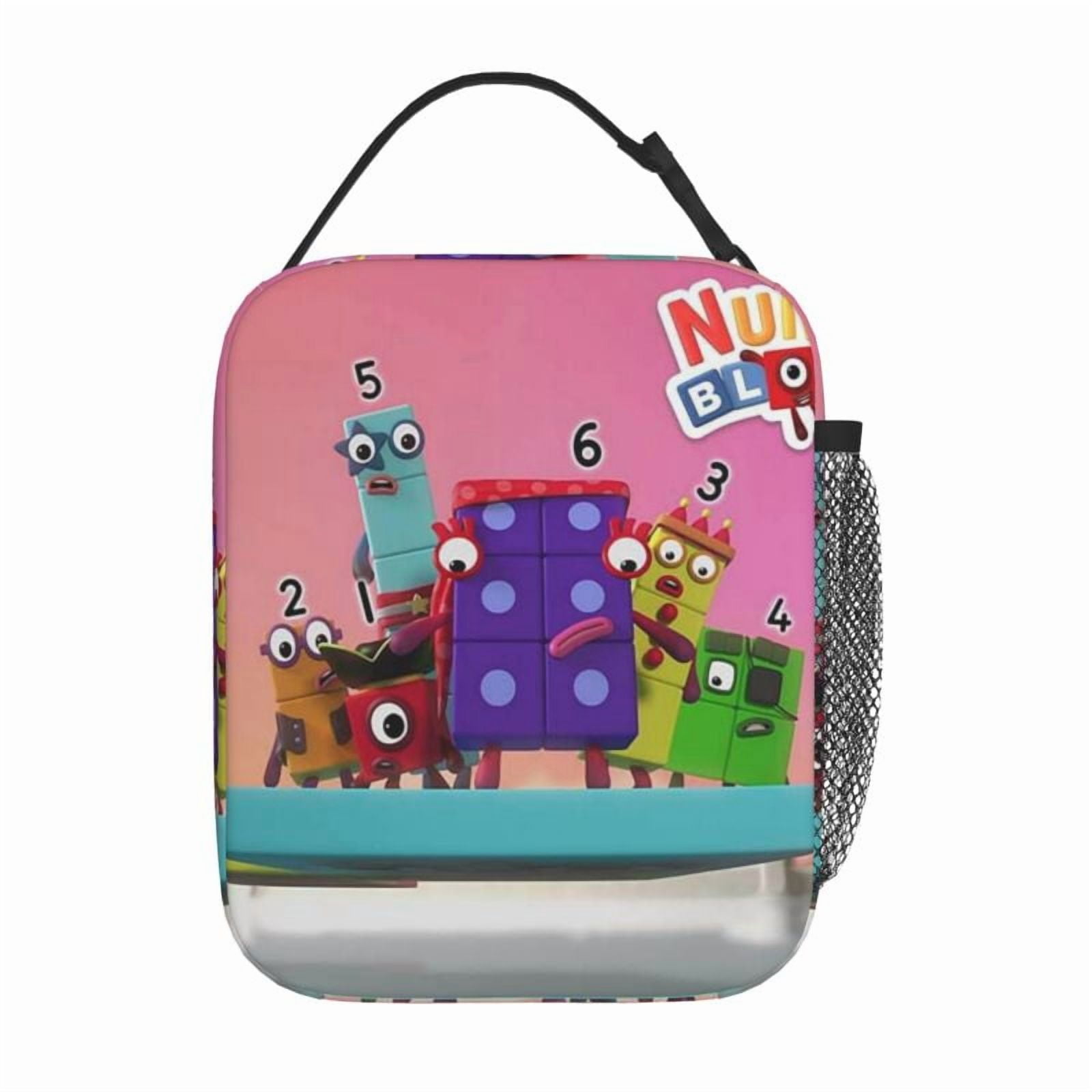 Numberblocks Insulated Lunch Bag Large Capacity Lunch Tote Reusable ...