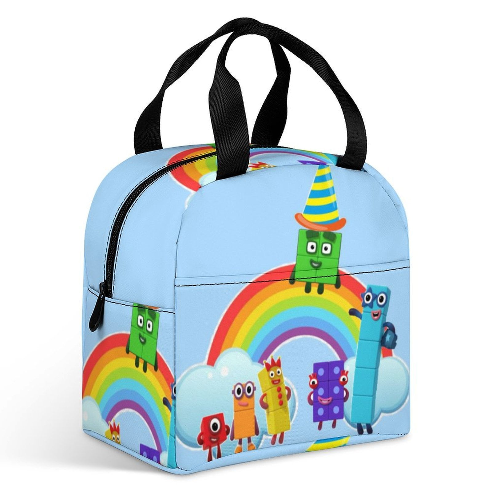 Numberblocks Insulated Lunch Bag Resuable Cooler Bag Lunch Container ...