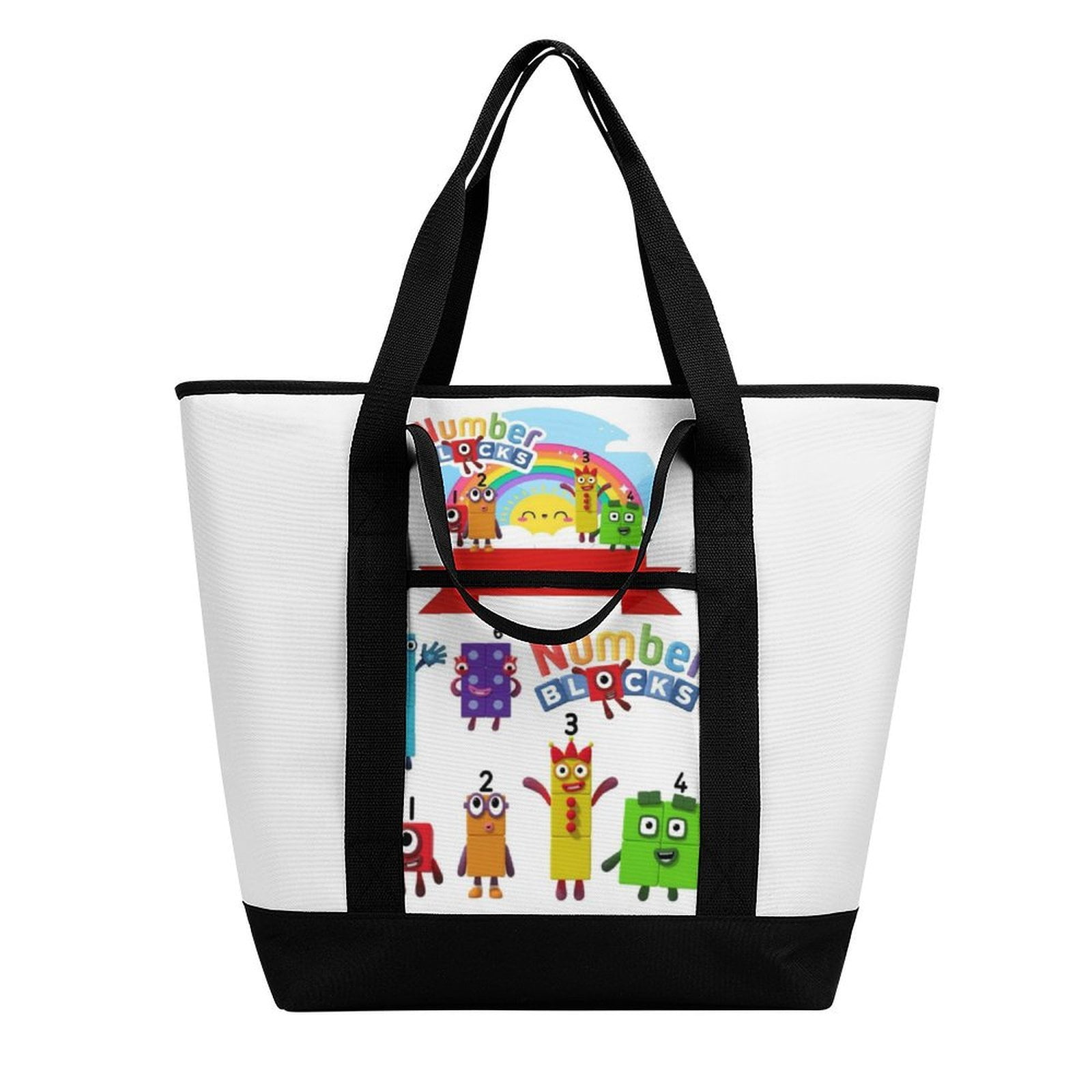 Numberblocks Insulated Shopping Bag Foldable Thermal Tote Bag Multi ...