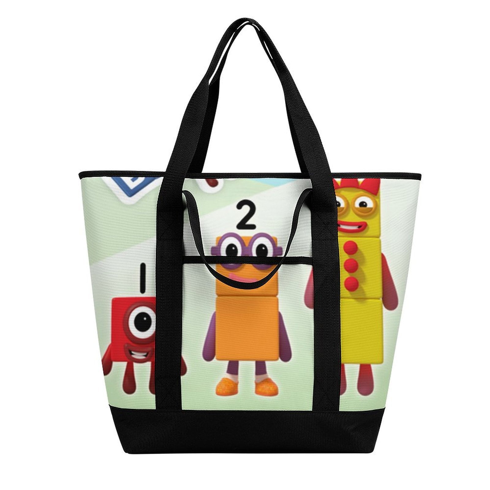 Numberblocks Insulated Shopping Bag Foldable Thermal Tote Bag Multi ...
