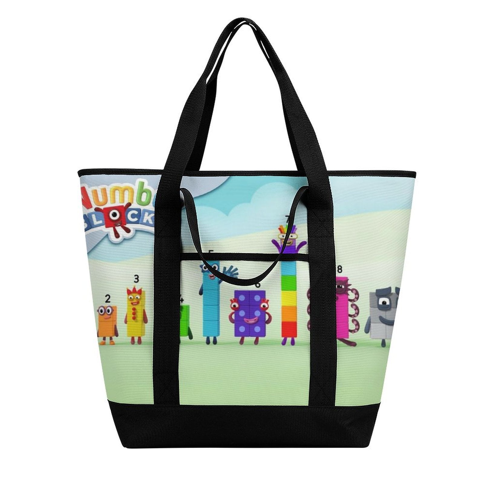 Numberblocks Insulated Shopping Bag Foldable Thermal Tote Bag Multi ...