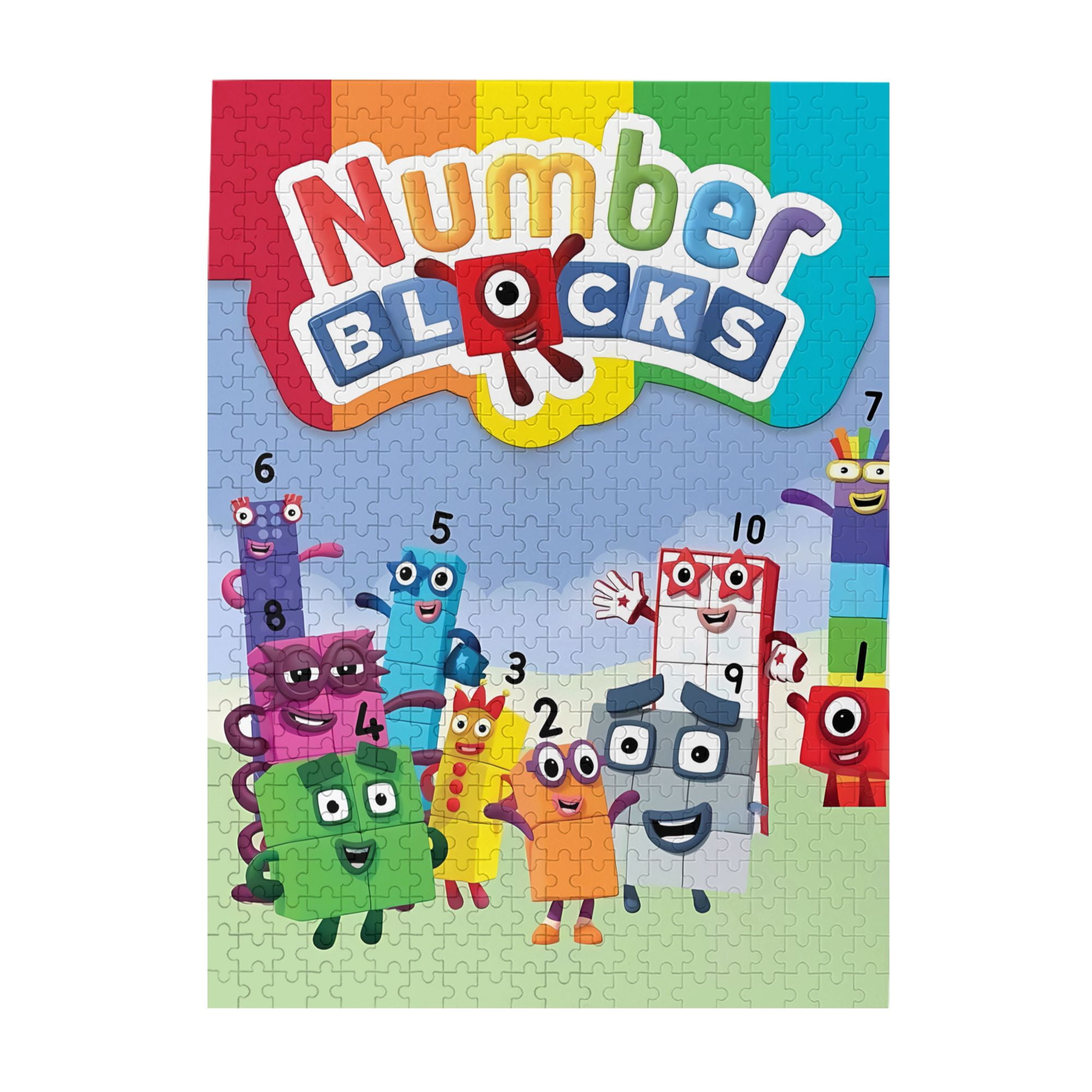 Numberblocks Jigsaw Puzzle for Kids Adults 500 Piece Challenging Wooden ...
