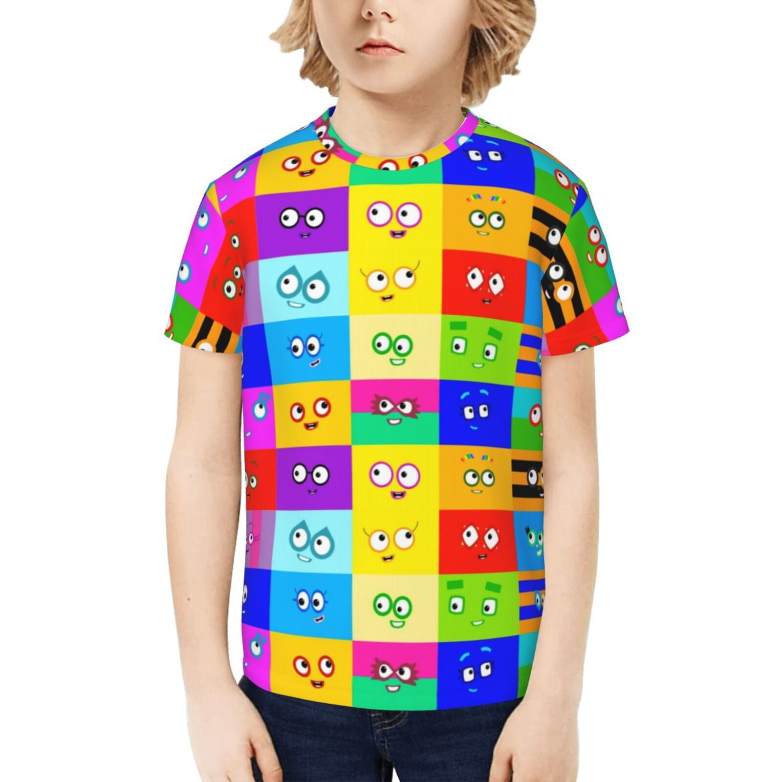 Numberblocks Kids T-Shirt 3d Printed Graphic T-Shirts Boys And Girls ...