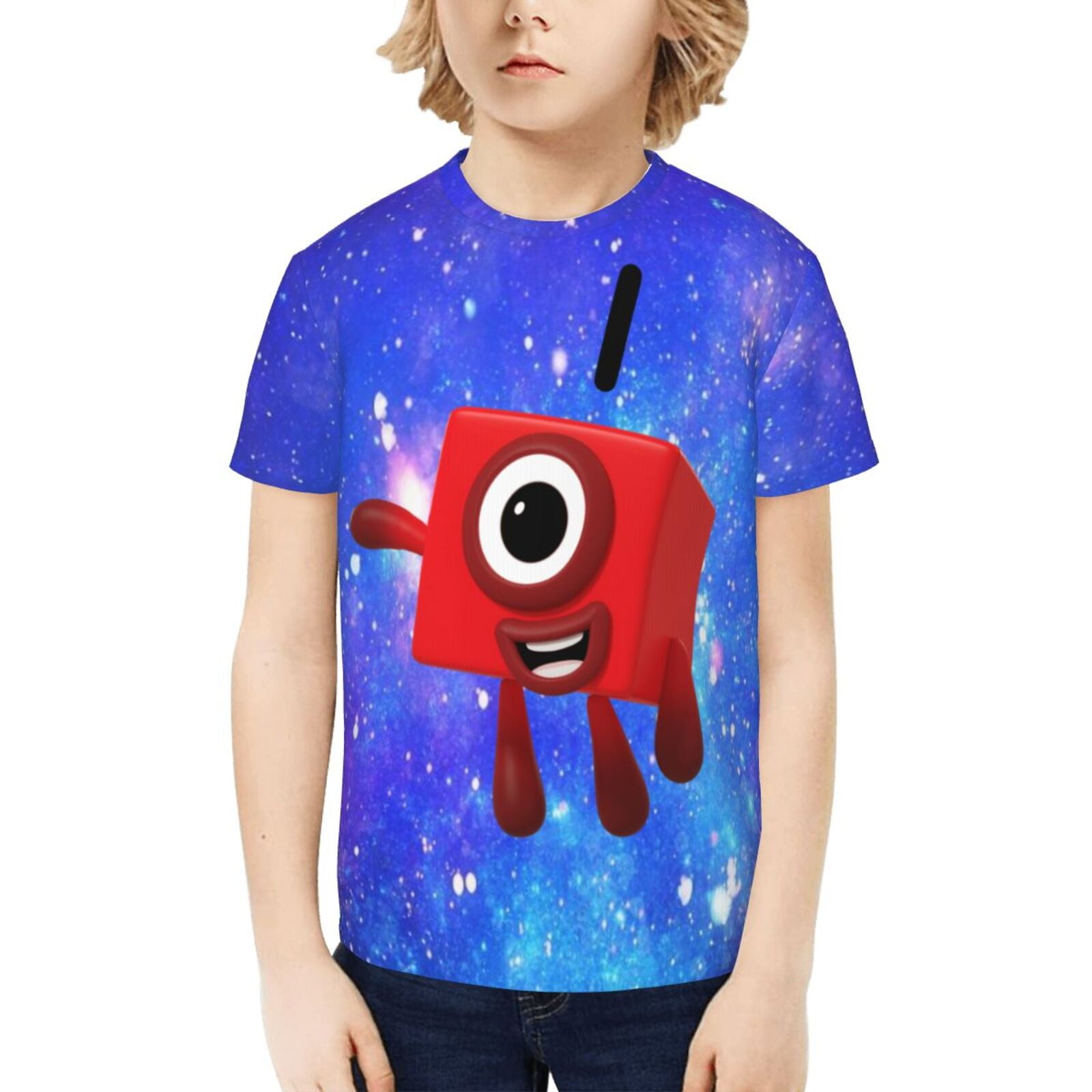 Numberblocks Kids T-Shirt 3d Printed Graphic T-Shirts Boys And Girls ...