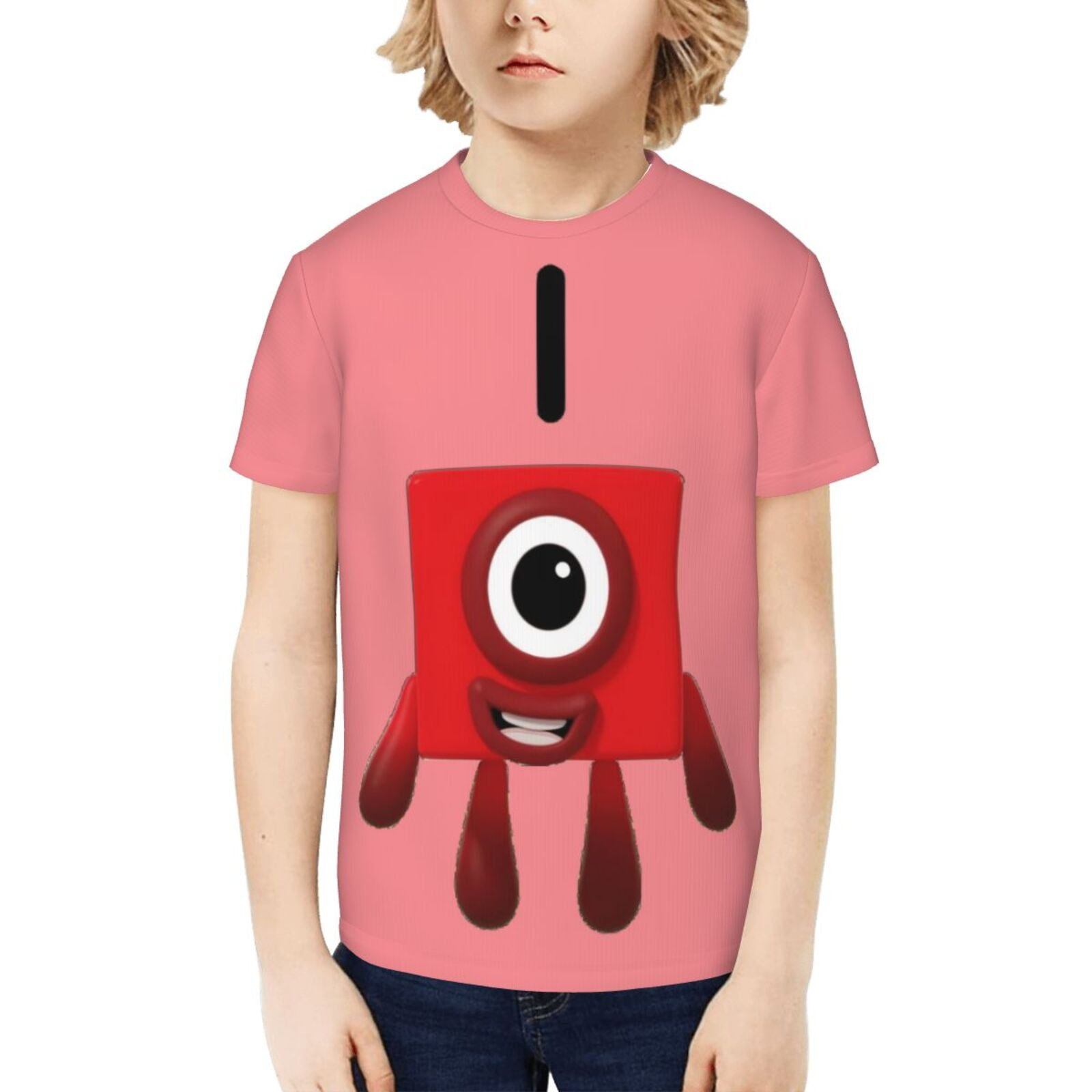 Numberblocks Kids T-Shirt 3d Printed Graphic T-Shirts Boys And Girls ...