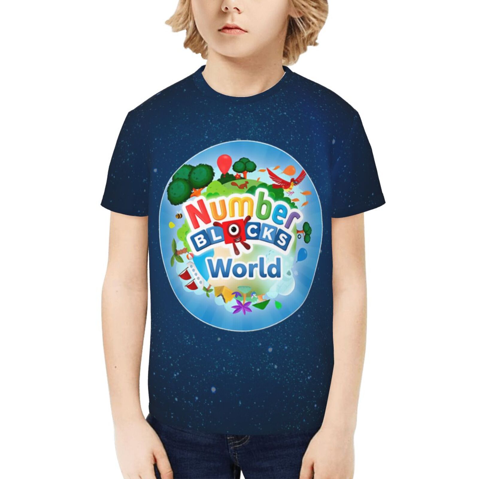 Numberblocks Kids T-Shirt 3d Printed Graphic T-Shirts Boys And Girls ...