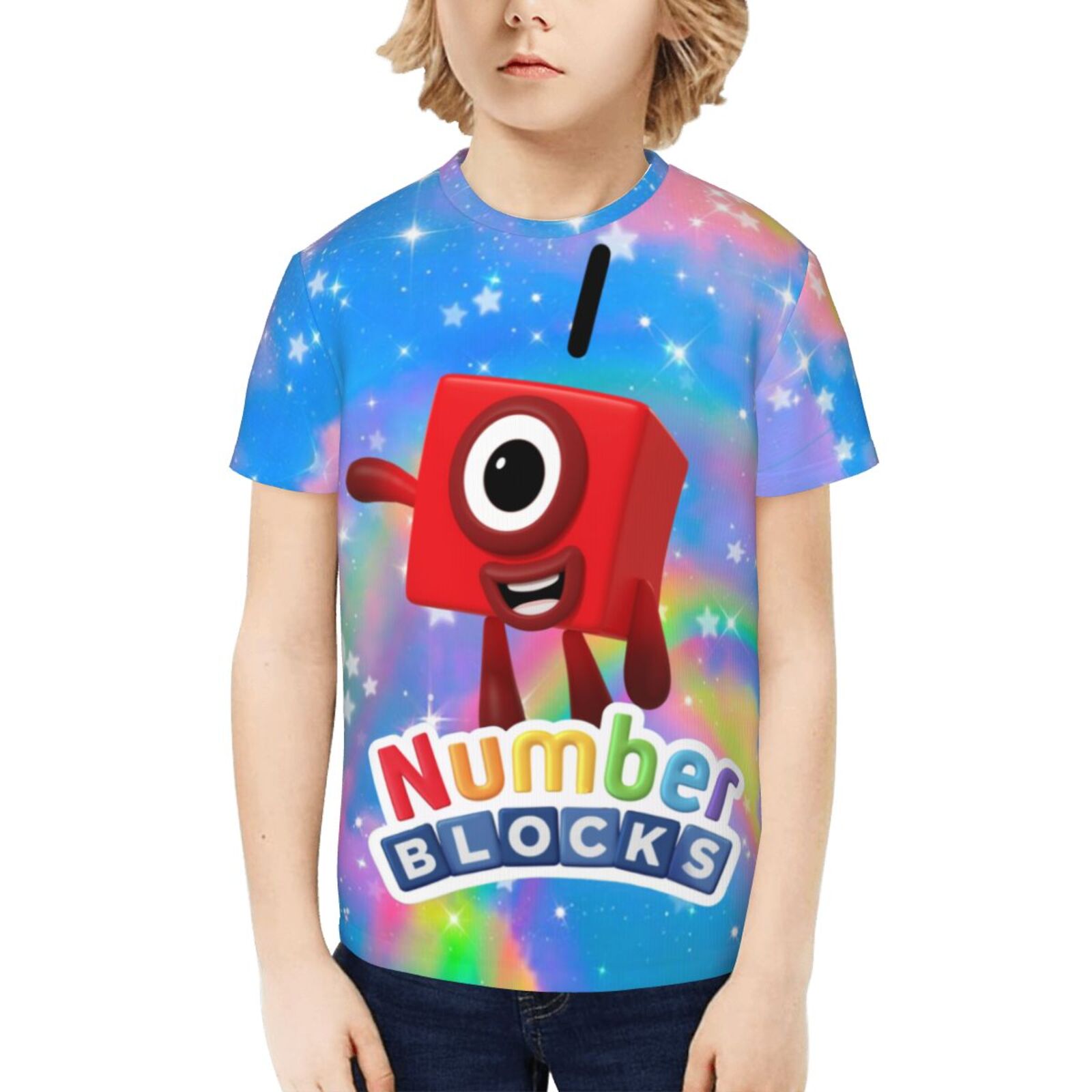 Numberblocks Kids T-Shirt 3d Printed Graphic T-Shirts Boys And Girls ...