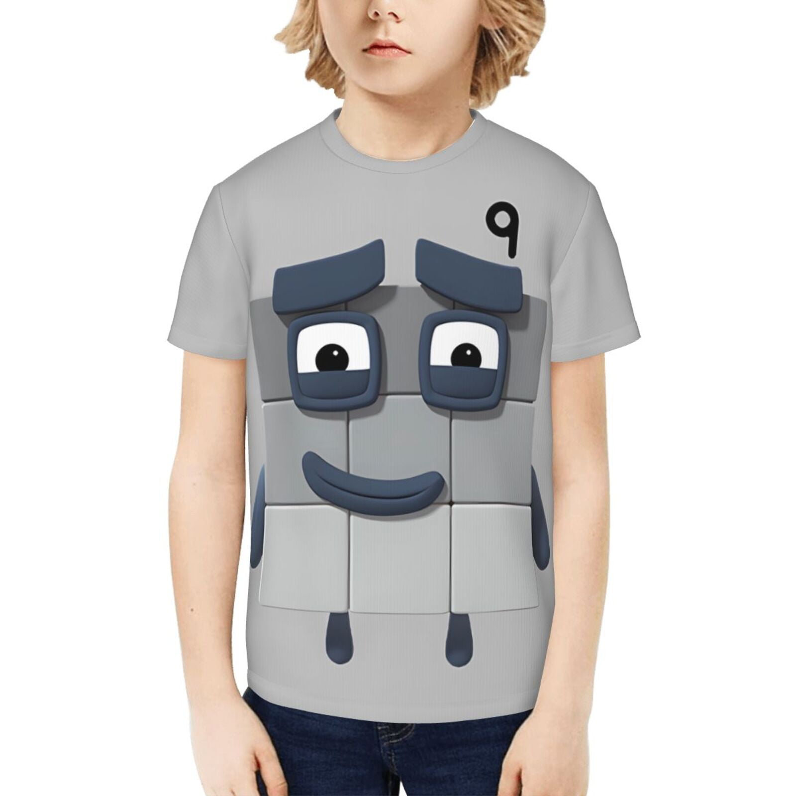 Numberblocks Kids T-Shirt 3d Printed Graphic T-Shirts Boys And Girls ...