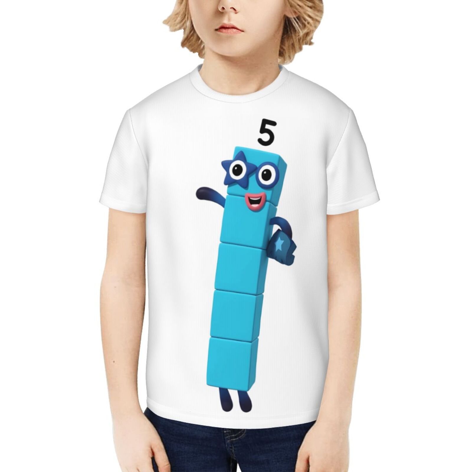 Numberblocks Kids T-Shirt 3d Printed Graphic T-Shirts Boys And Girls ...