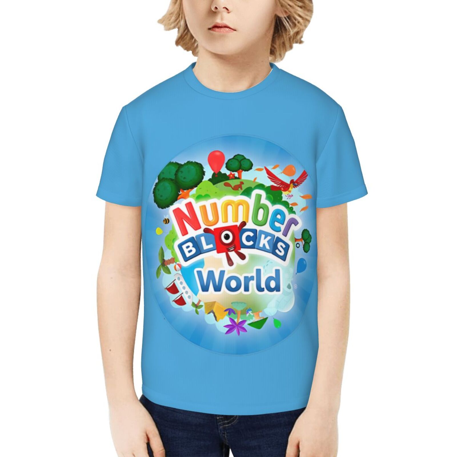 Numberblocks Kids T-Shirt 3d Printed Graphic T-Shirts Boys And Girls ...