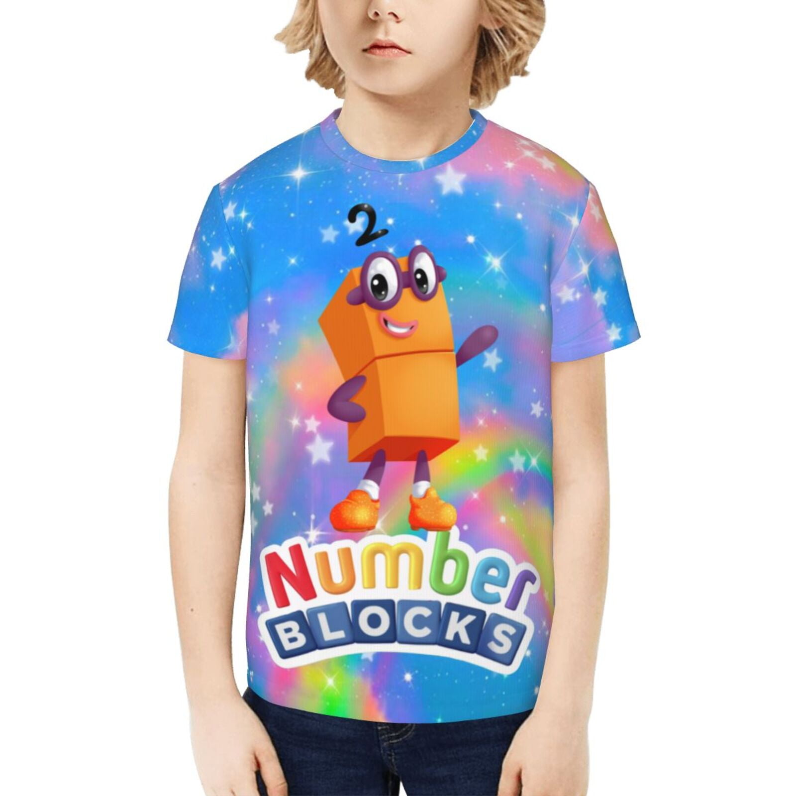 Numberblocks Kids T-Shirt 3d Printed Graphic T-Shirts Boys And Girls ...