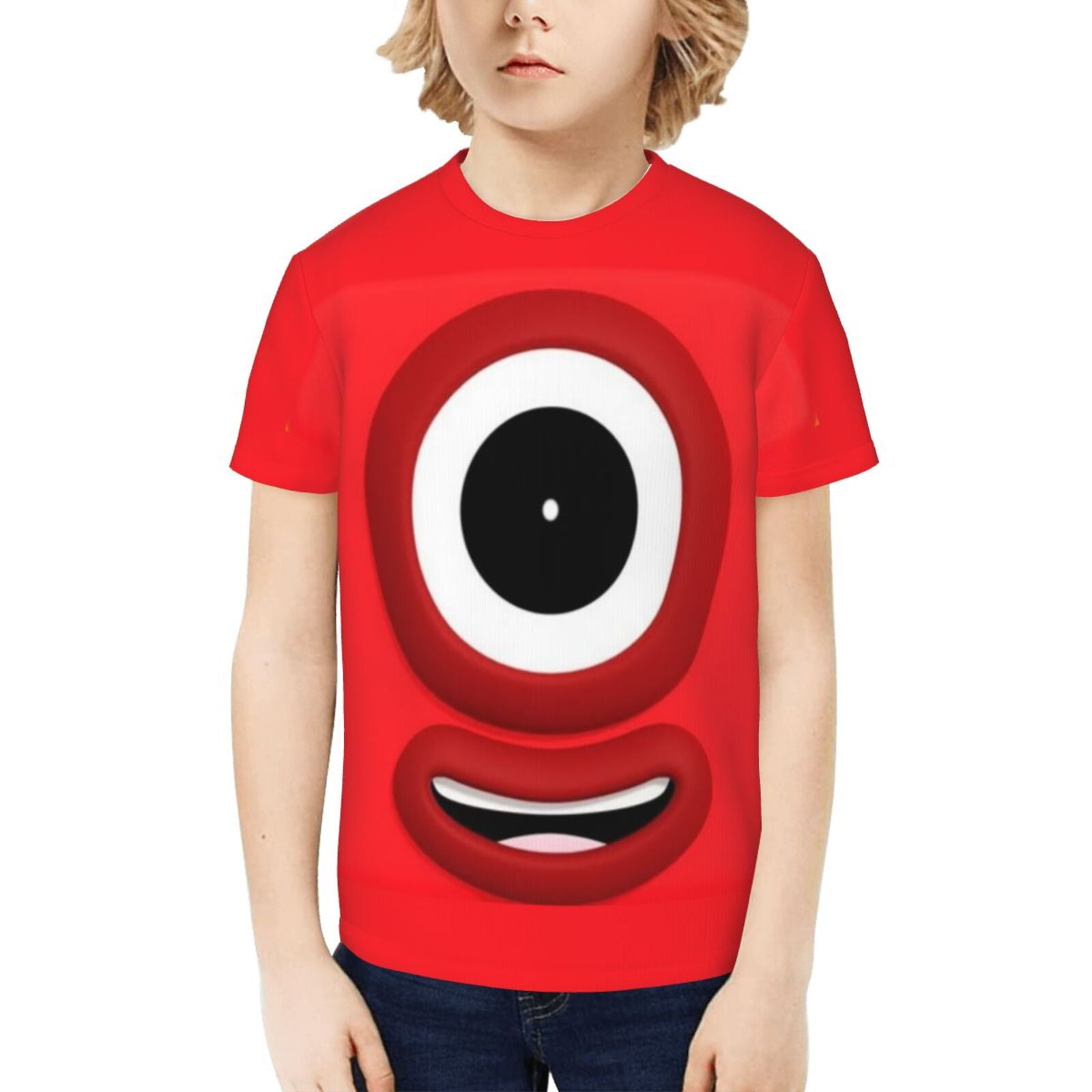 Numberblocks Kids T-Shirt 3d Printed Graphic T-Shirts Boys And Girls ...