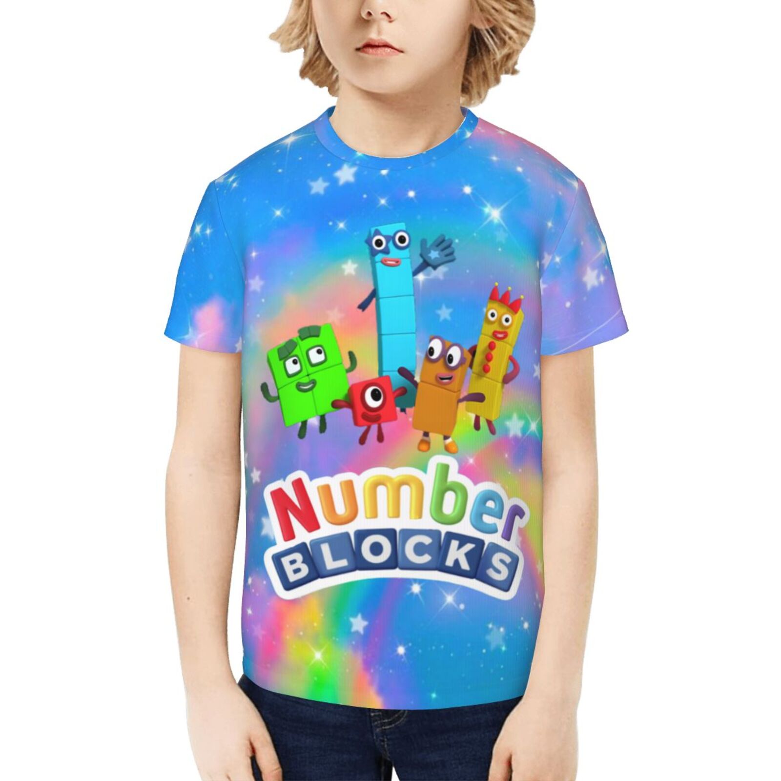 Numberblocks Kids T-Shirt 3d Printed Graphic T-Shirts Boys And Girls ...