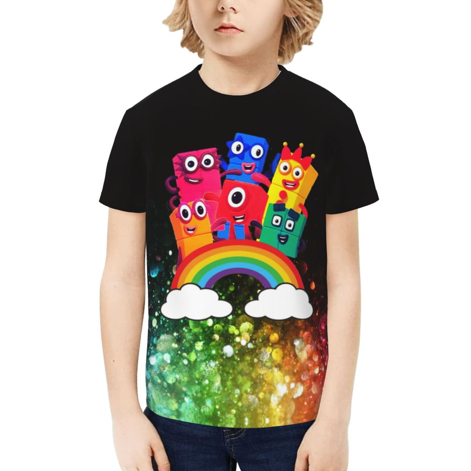 Numberblocks Kids T-Shirt 3d Printed Graphic T-Shirts Boys And Girls ...