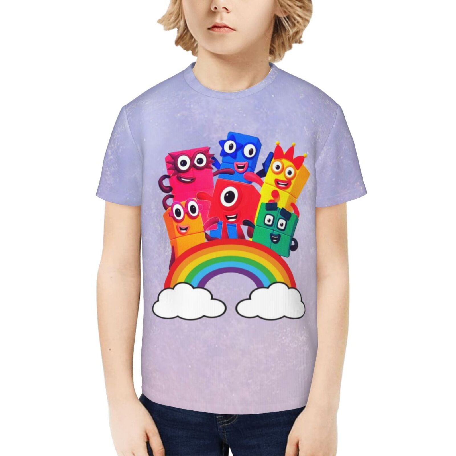 Numberblocks Kids T-Shirt 3d Printed Graphic T-Shirts Boys And Girls ...