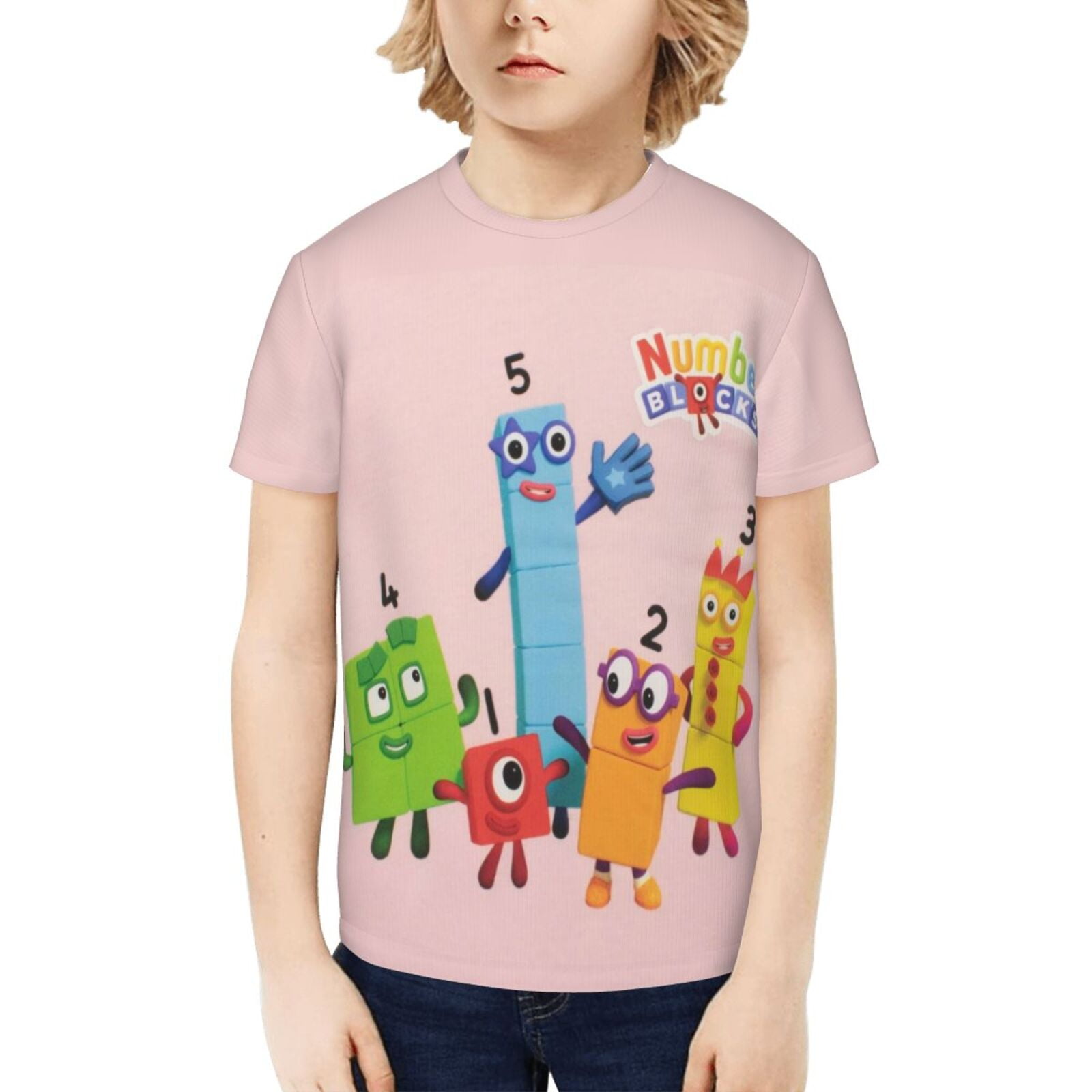 Numberblocks Kids T-Shirt 3d Printed Graphic T-Shirts Boys And Girls ...