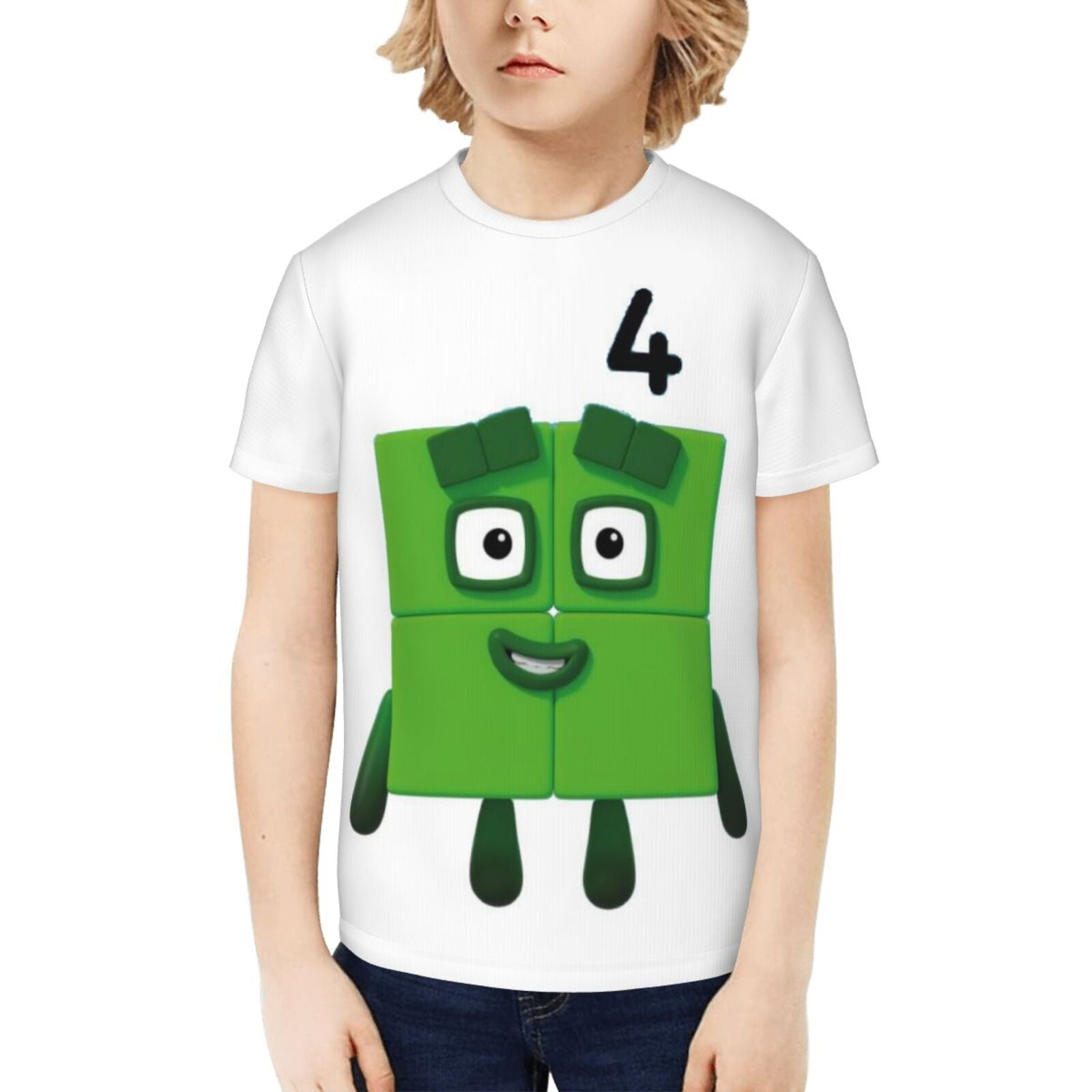 Numberblocks Kids T-Shirt 3d Printed Graphic T-Shirts Boys And Girls ...