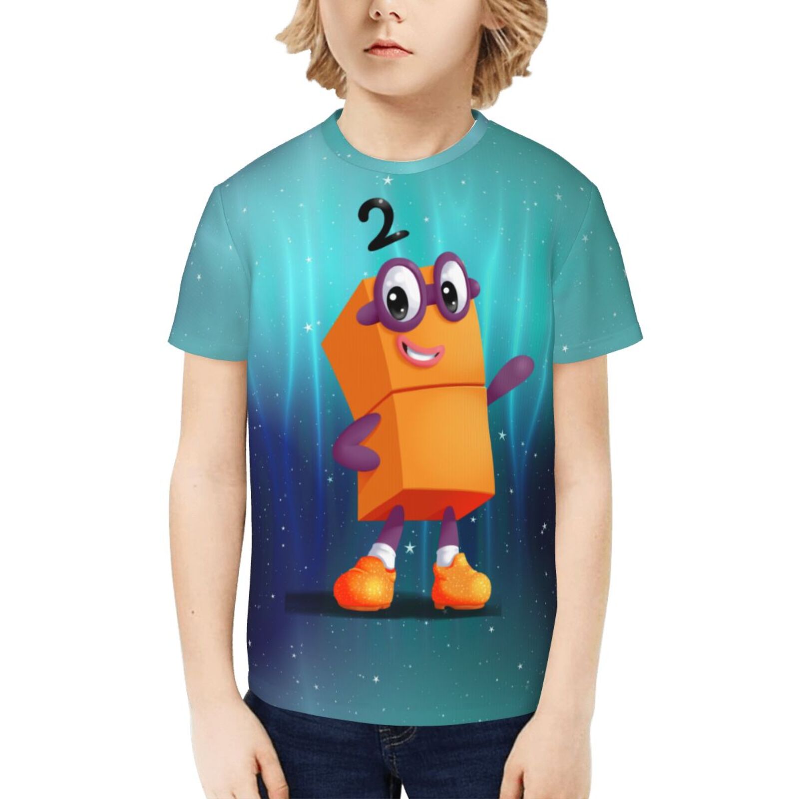 Numberblocks Kids T-Shirt 3d Printed Graphic T-Shirts Boys And Girls ...