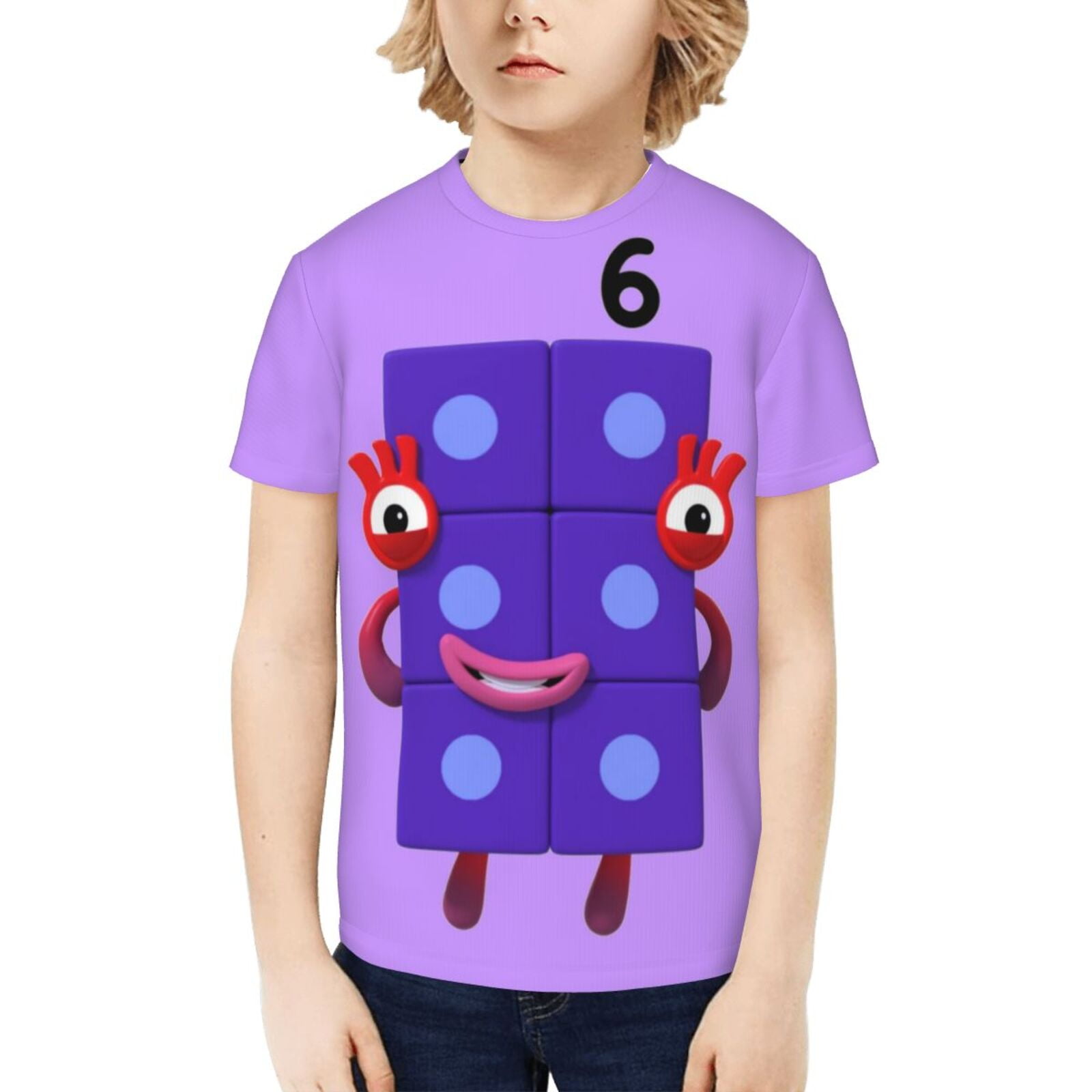 Numberblocks Kids T-Shirt 3d Printed Graphic T-Shirts Boys And Girls ...