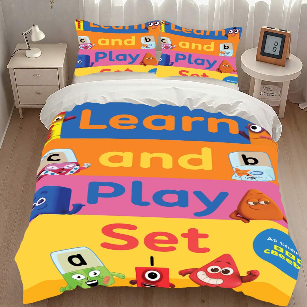 Numberblocks Toddler Bedding Set Child Sheet Comforter Pillow Gifts ...