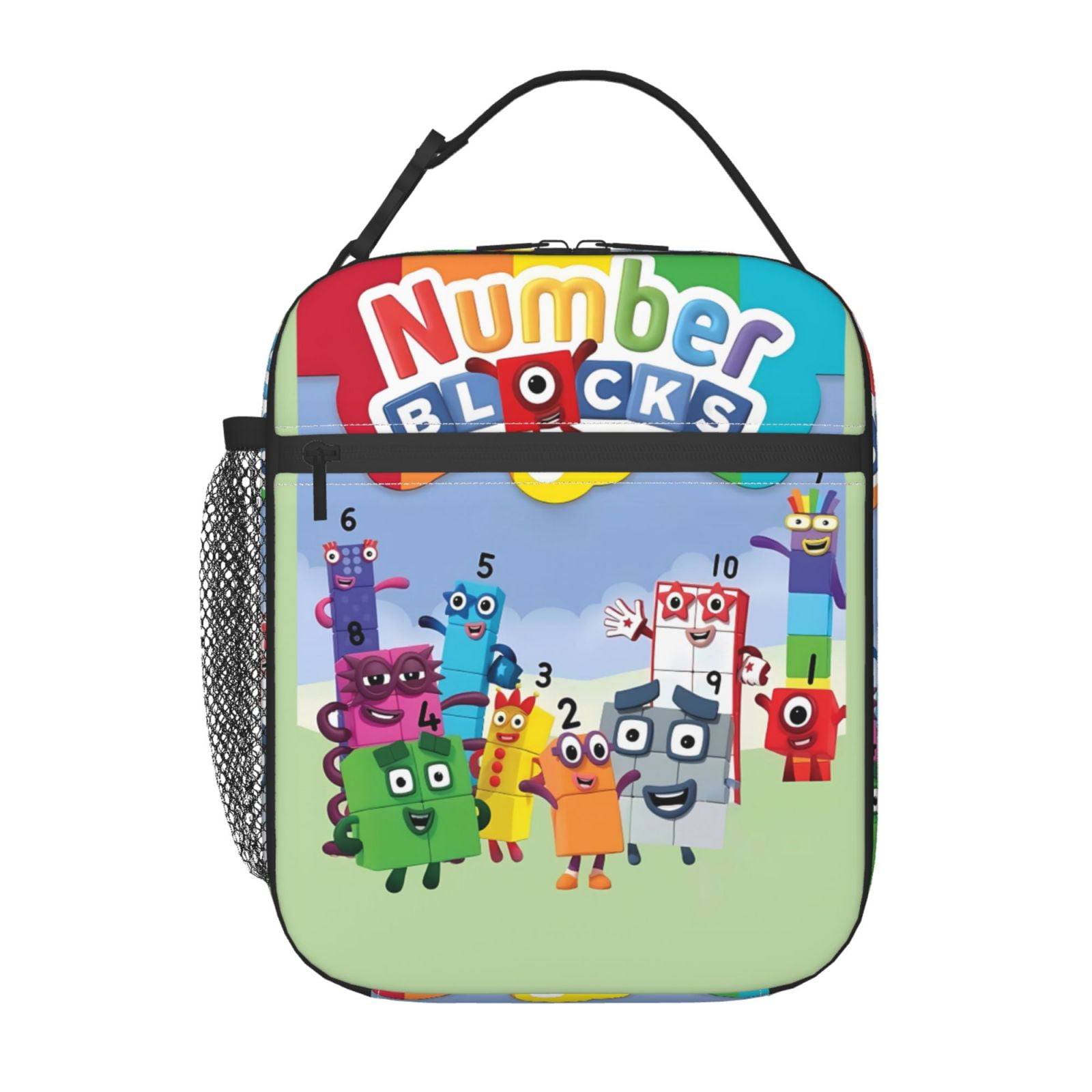 Numberblocks Lunch Bag Insulated Portable Reusable Lunch Box With ...