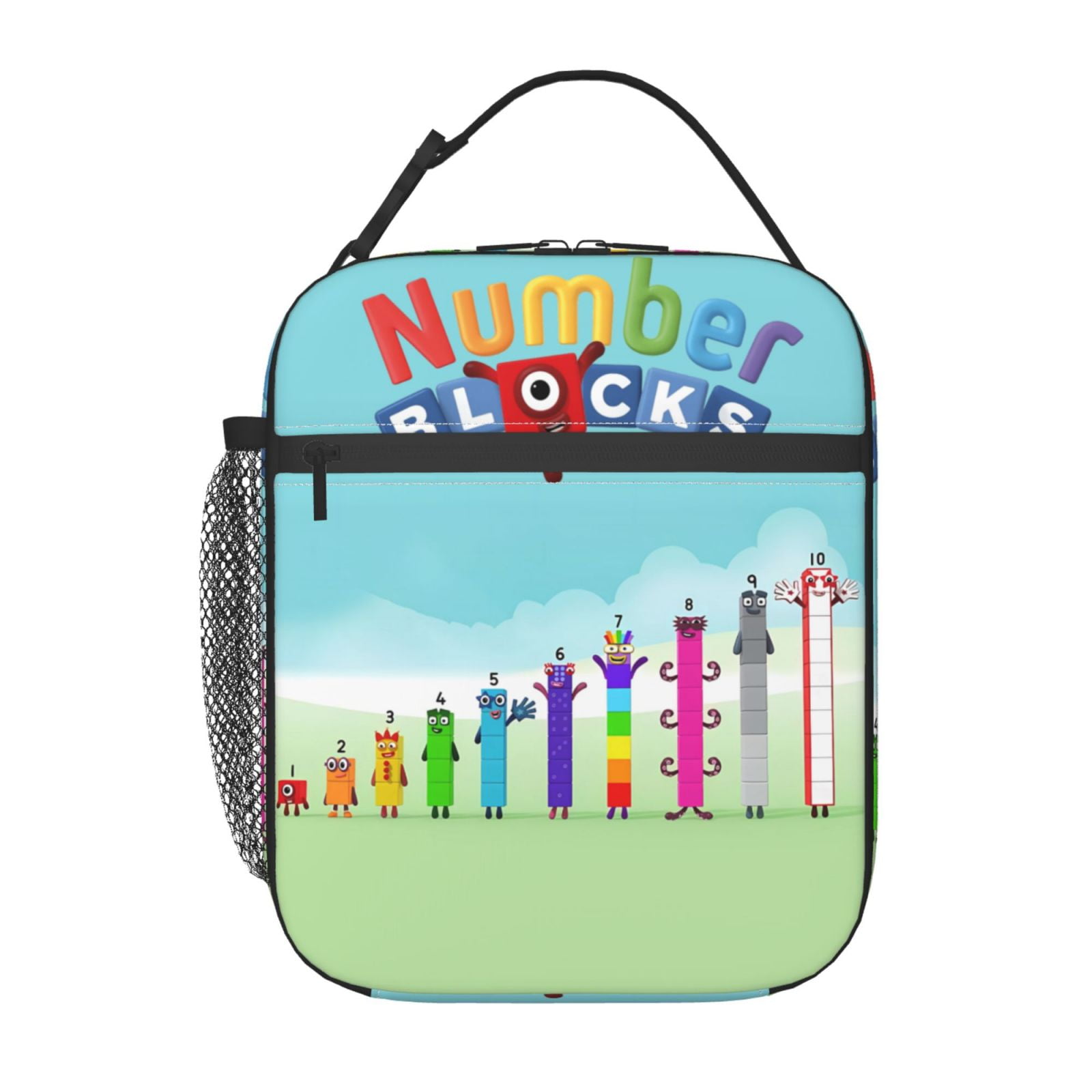 Numberblocks Lunch Bag Insulated Portable Reusable Lunch Box With ...