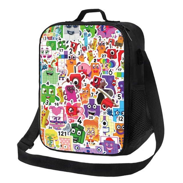 Numberblocks Lunch Bag Lunch Box Lightweight Durable Lunch Tote Bag ...