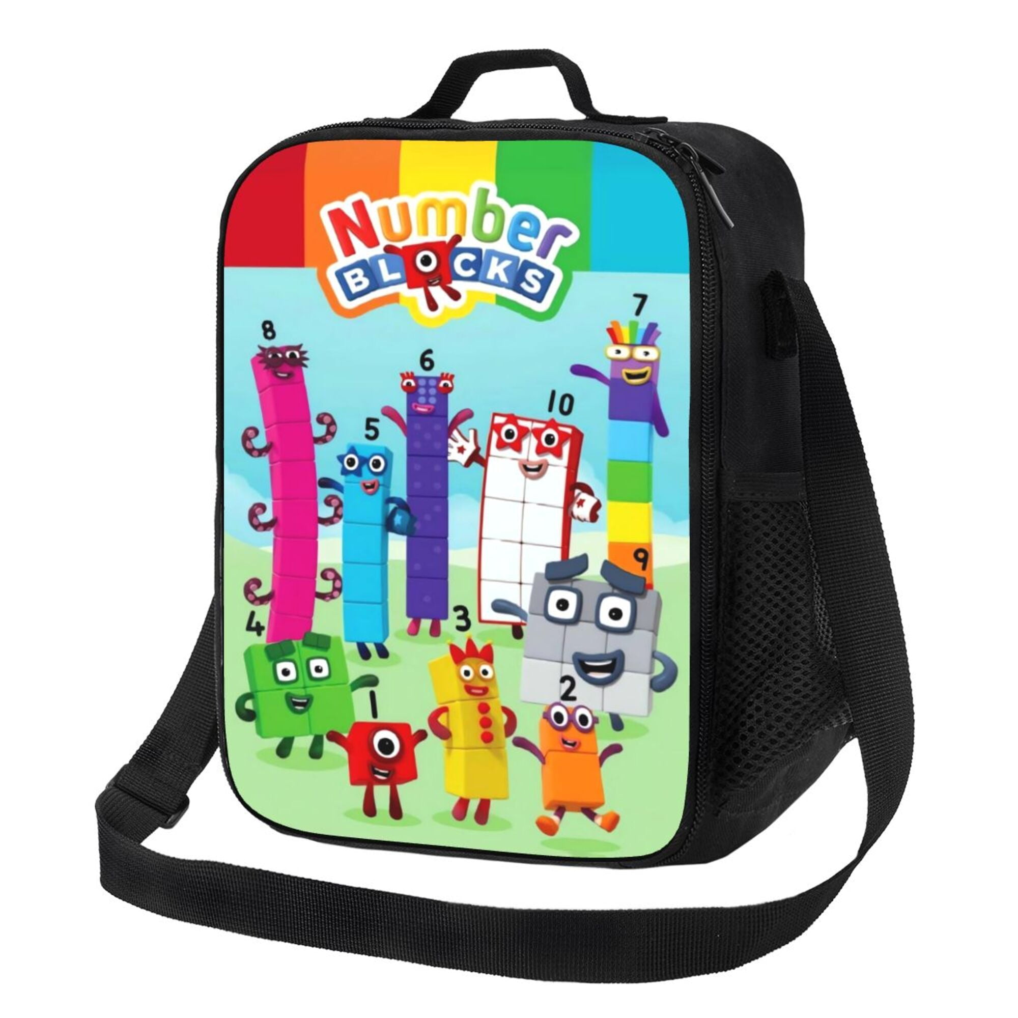 Numberblocks Lunch Bag Lunch Box Lightweight Durable Lunch Tote Bag ...