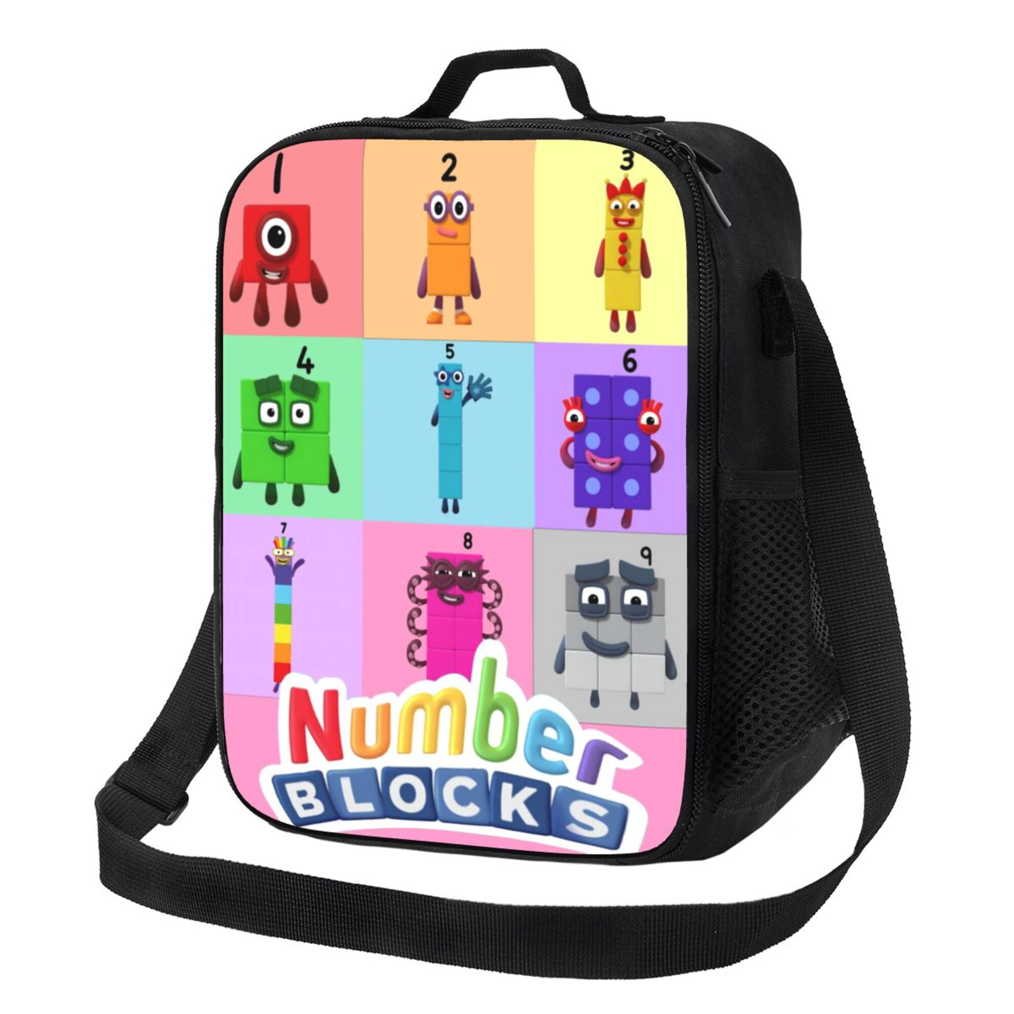 Numberblocks Lunch Bag Lunch Box Lightweight Durable Lunch Tote Bag ...