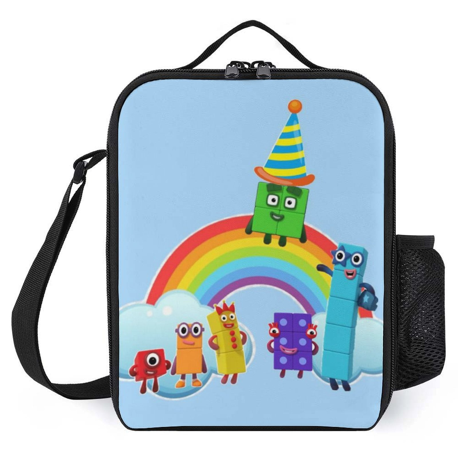 Numberblocks Lunch Bags Shoulder Bag Reusable Lunch-Box Portable ...