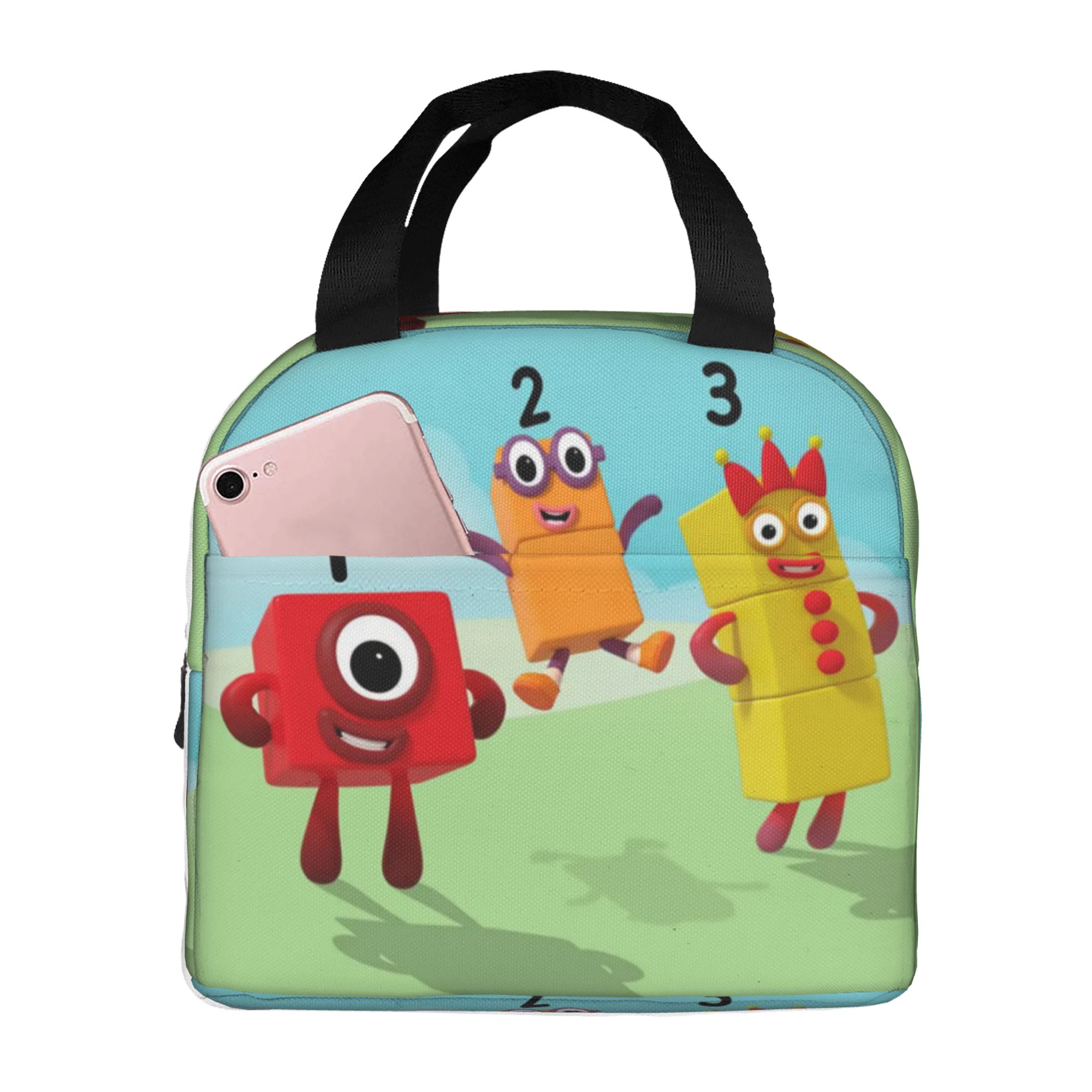 Numberblocks Lunch Box Lunch Bag Reusable Insulated Lunch Box Meal ...
