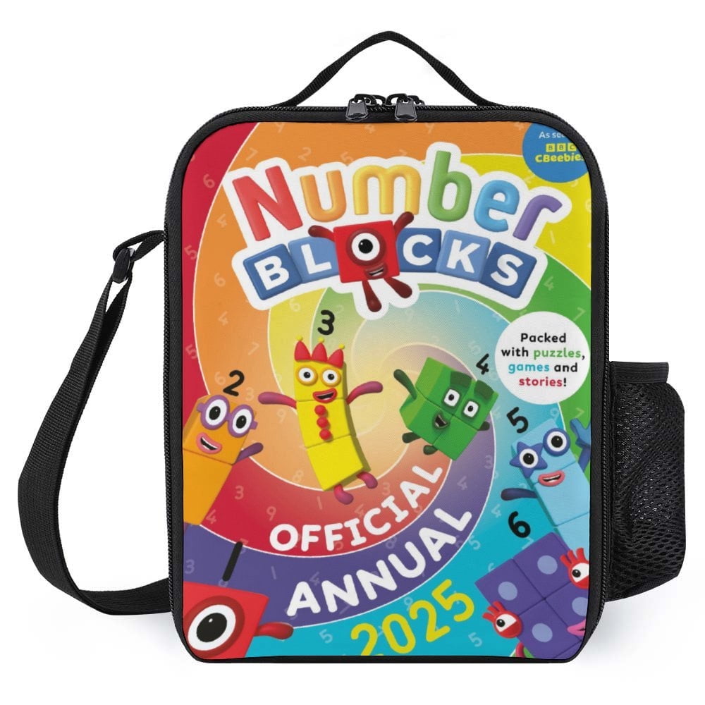 Numberblocks Lunch Box,Insulated Soft Lunch Bag For Cartoon Kitty Fan ...