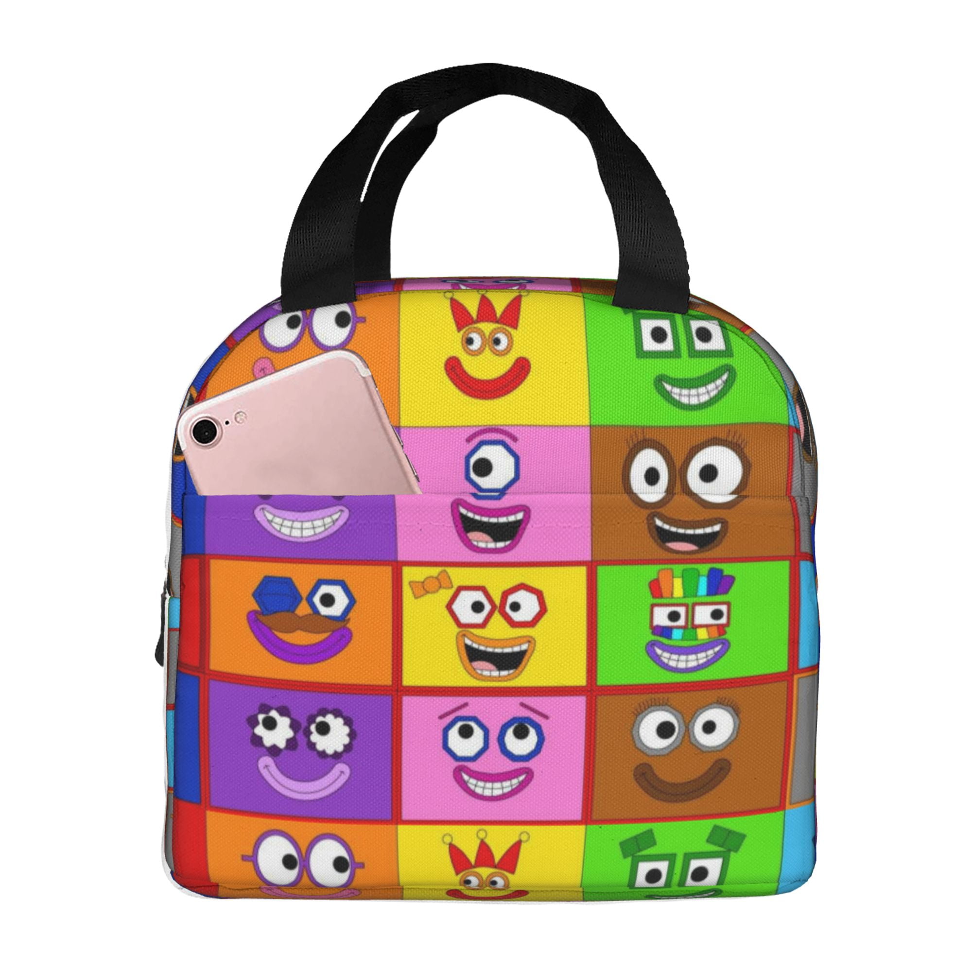 Numberblocks Lunch Box Lunch Bag Reusable Insulated Lunch Box Meal ...