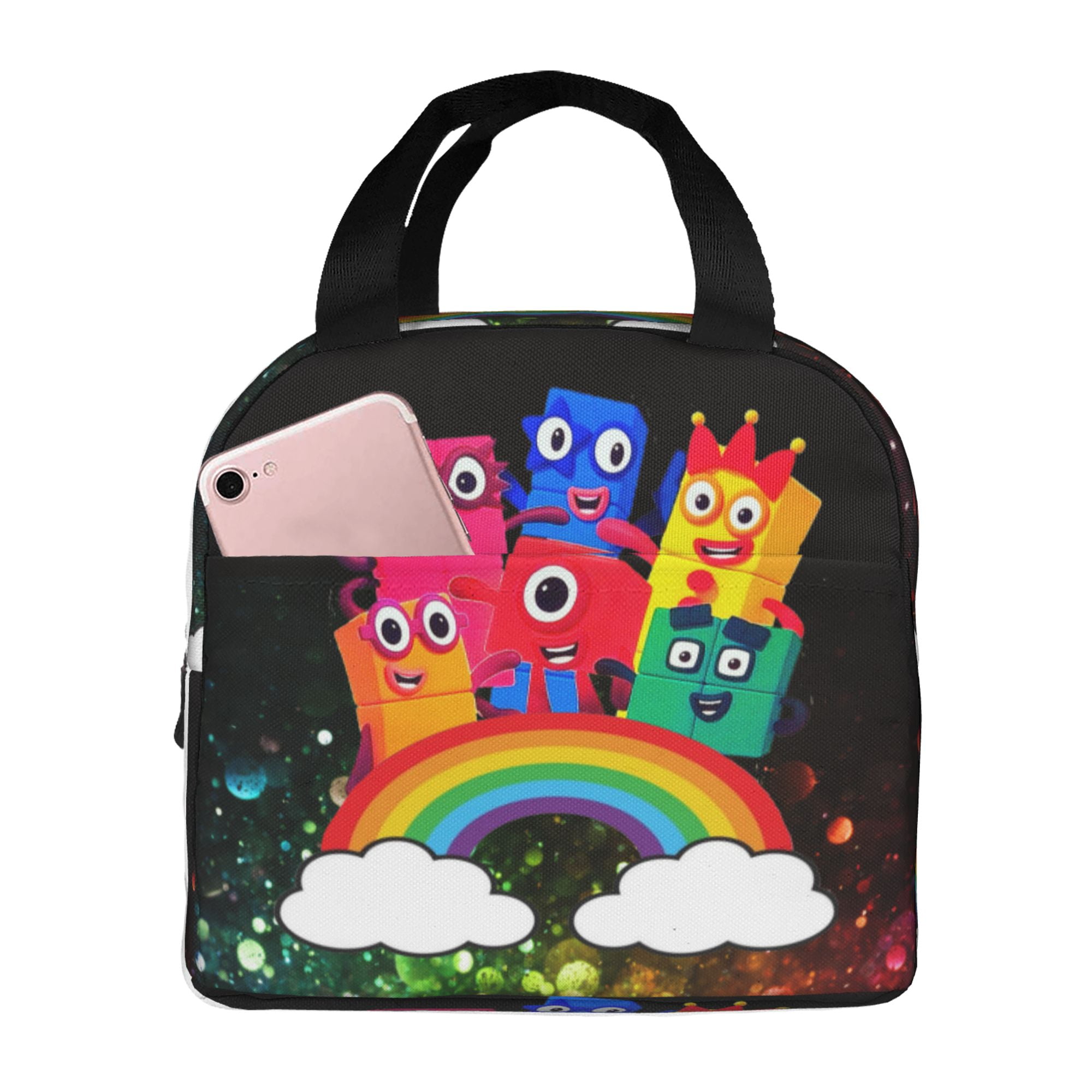 Numberblocks Lunch Box Lunch Bag Reusable Insulated Lunch Box Meal ...