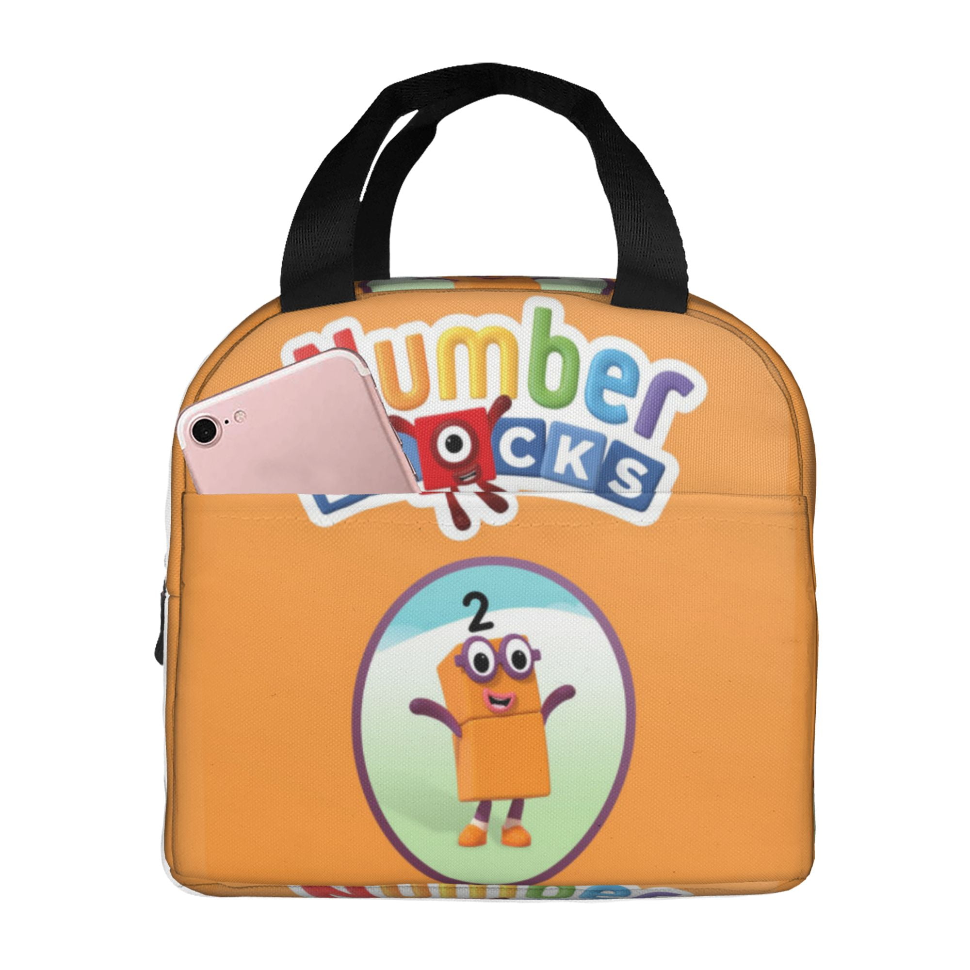 Numberblocks Lunch Box Lunch Bag Reusable Insulated Lunch Box Meal ...