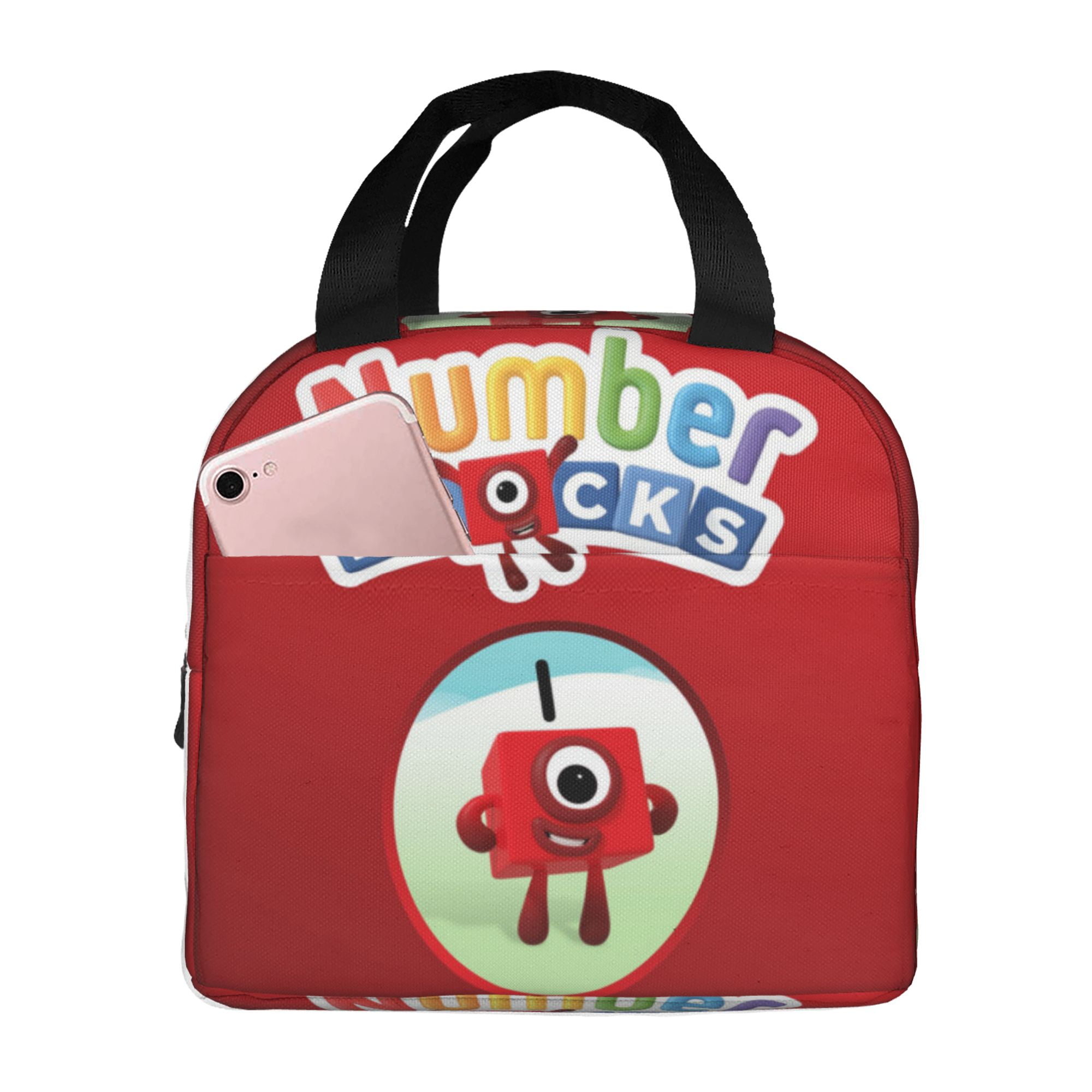 Numberblocks Lunch Box Lunch Bag Reusable Insulated Lunch Box Meal ...