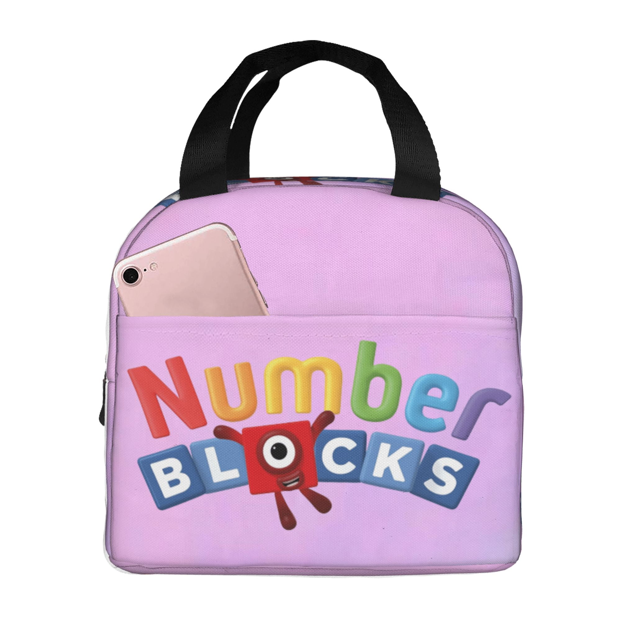 Numberblocks Lunch Box Lunch Bag Reusable Insulated Lunch Box Meal ...