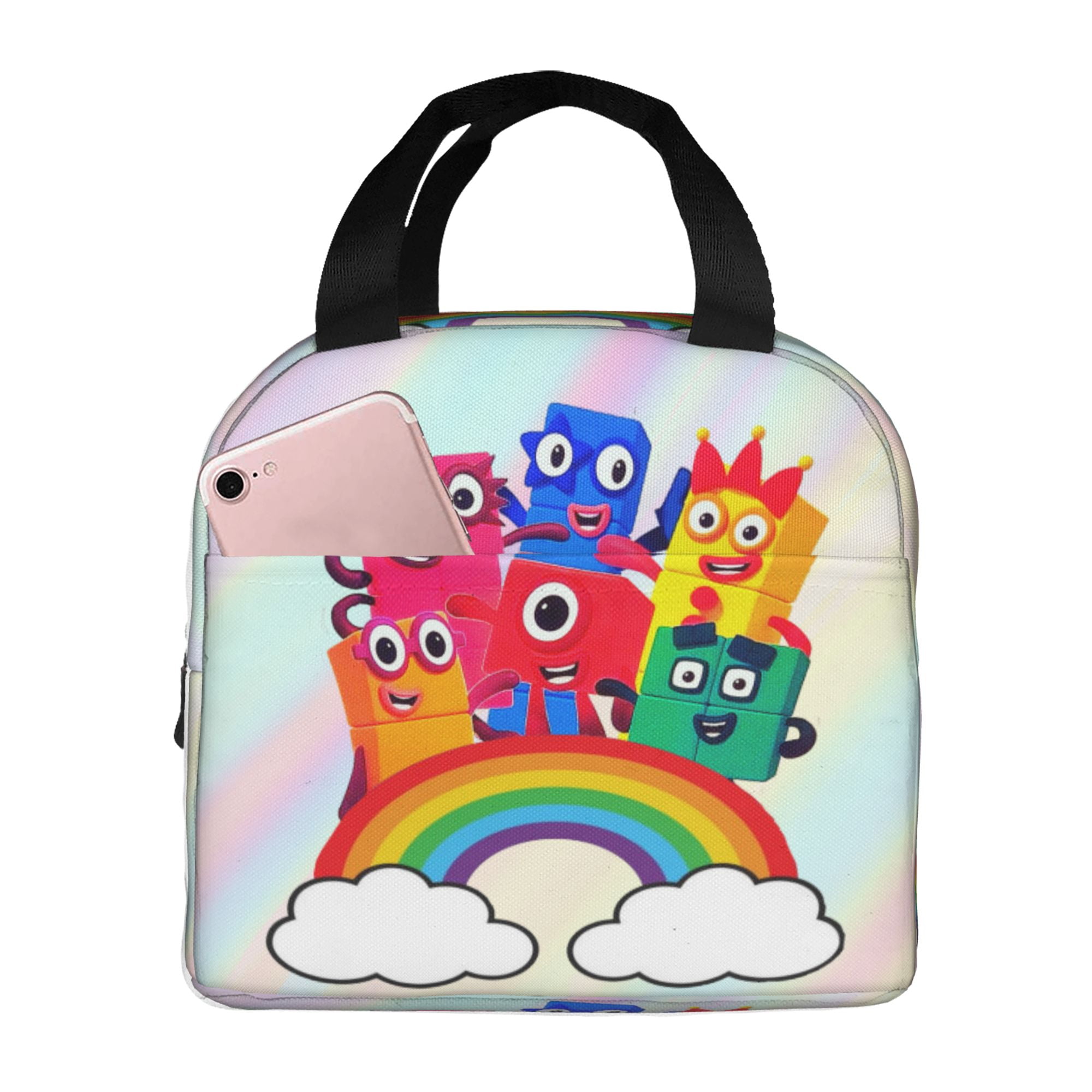Numberblocks Lunch Box Lunch Bag Reusable Insulated Lunch Box Meal ...