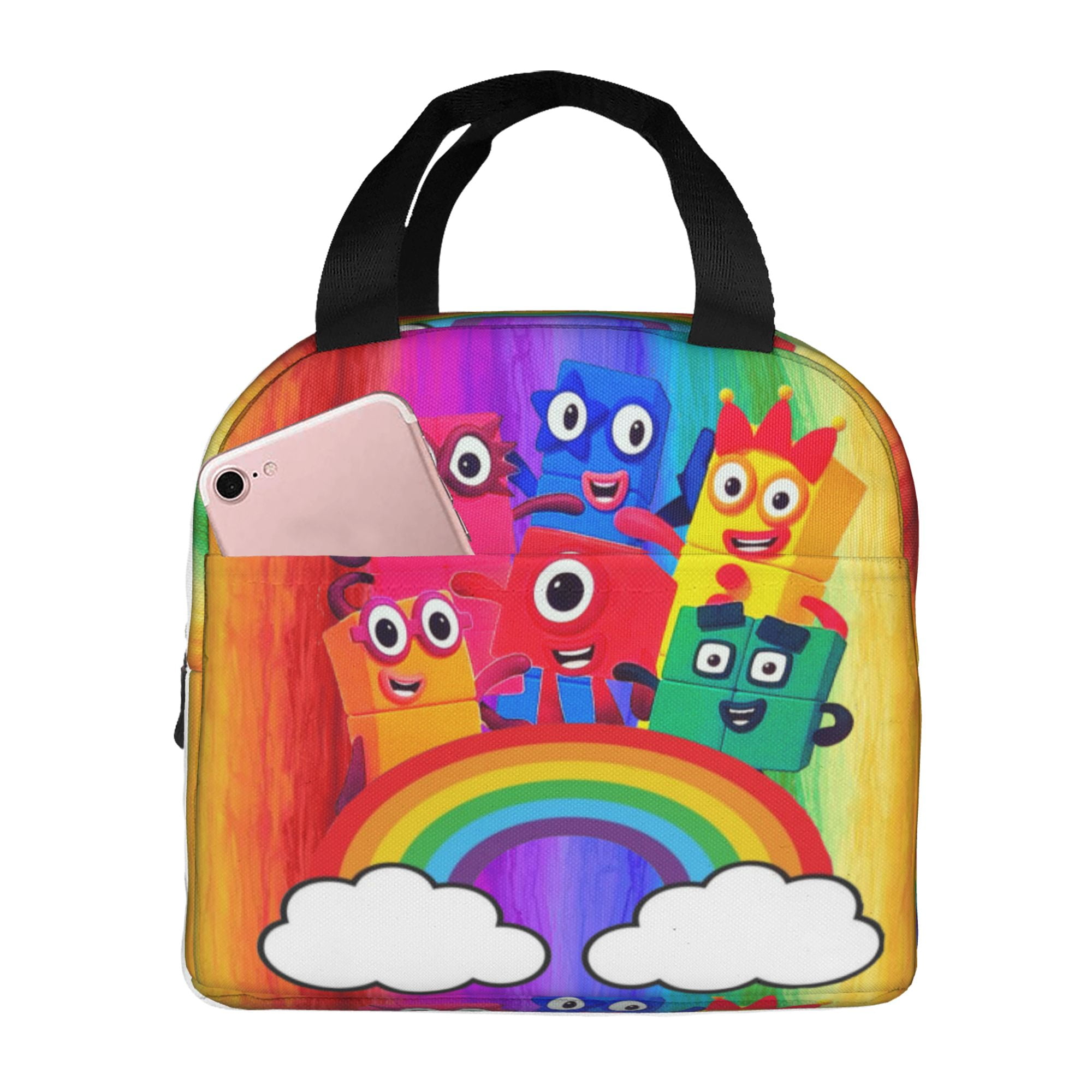 Numberblocks Lunch Box Lunch Bag Reusable Insulated Lunch Box Meal ...
