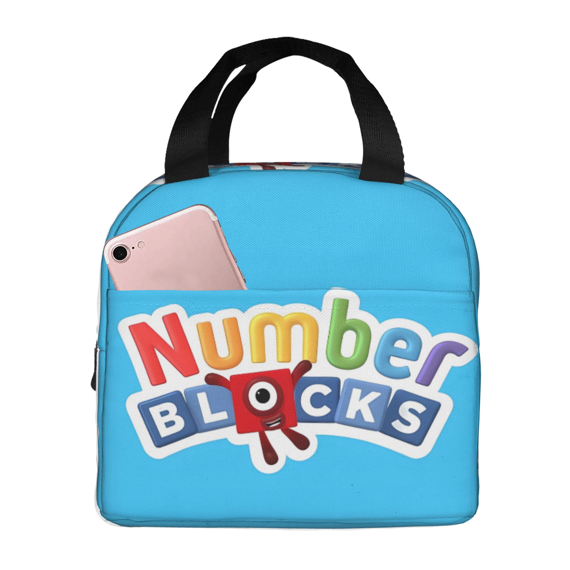 Numberblocks Lunch Box Lunch Bag Reusable Insulated Lunch Box Meal ...