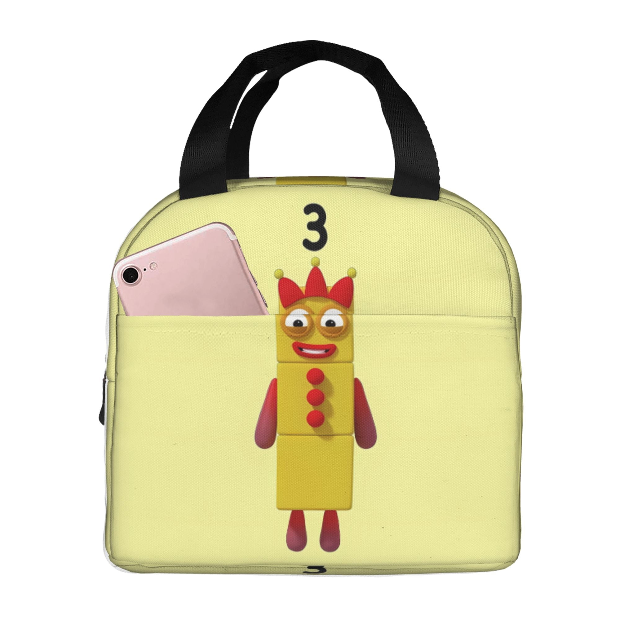 Numberblocks Lunch Box Lunch Bag Reusable Insulated Lunch Box Meal ...