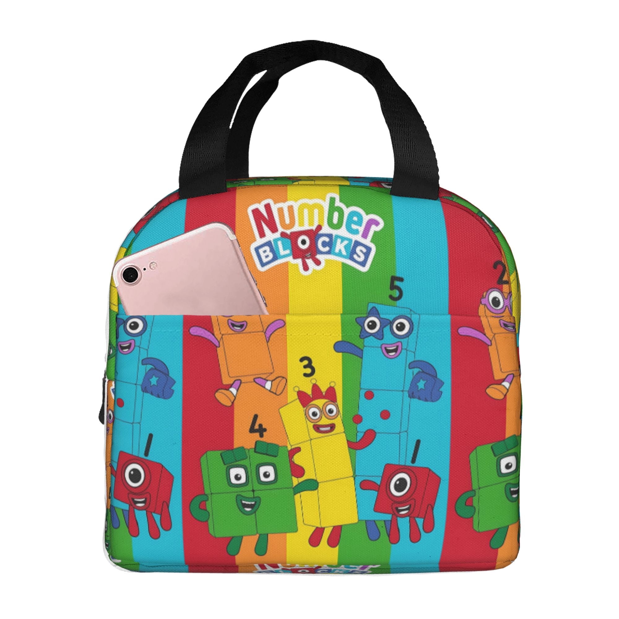 Numberblocks Lunch Box Lunch Bag Reusable Insulated Lunch Box Meal ...