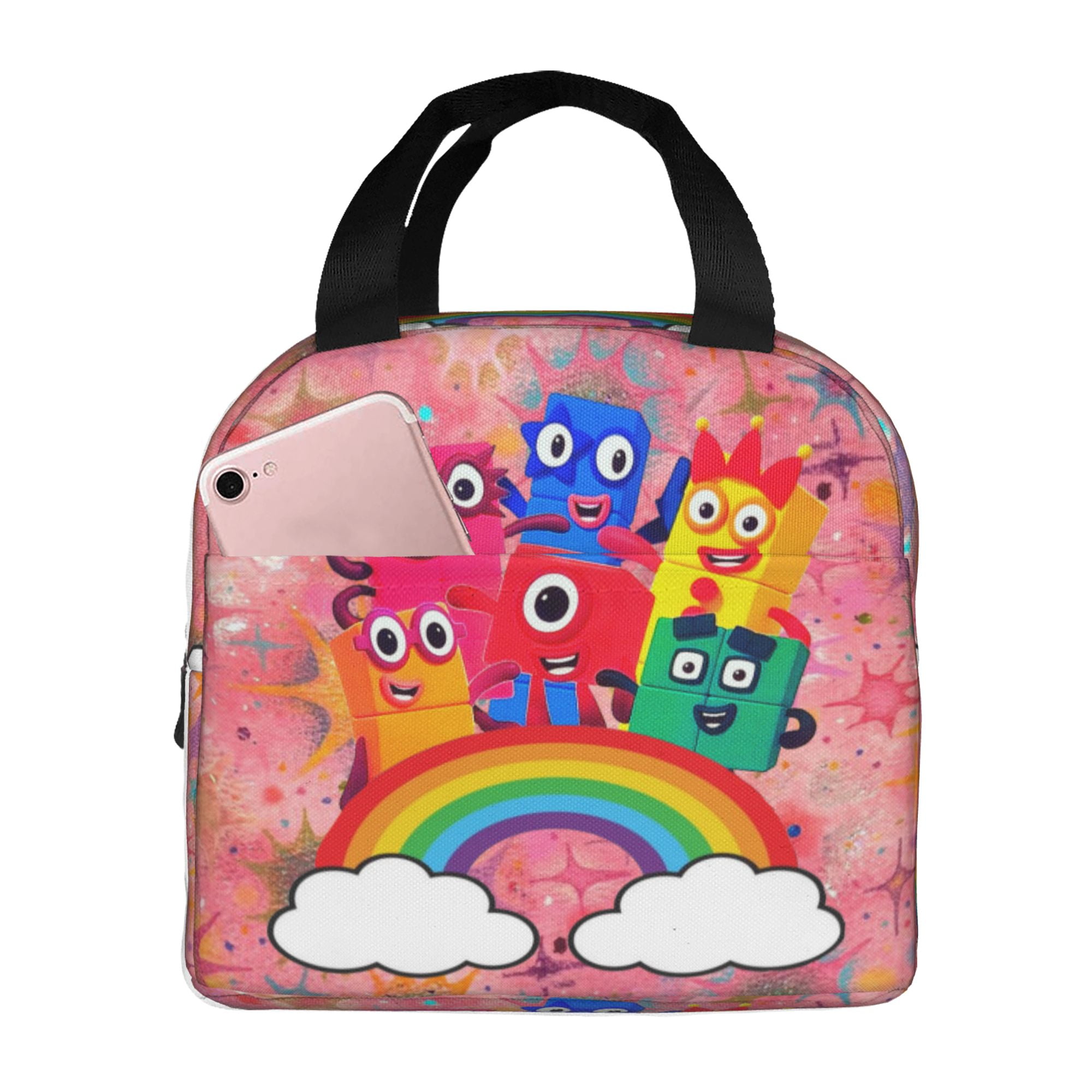 Numberblocks Lunch Box Lunch Bag Reusable Insulated Lunch Box Meal ...